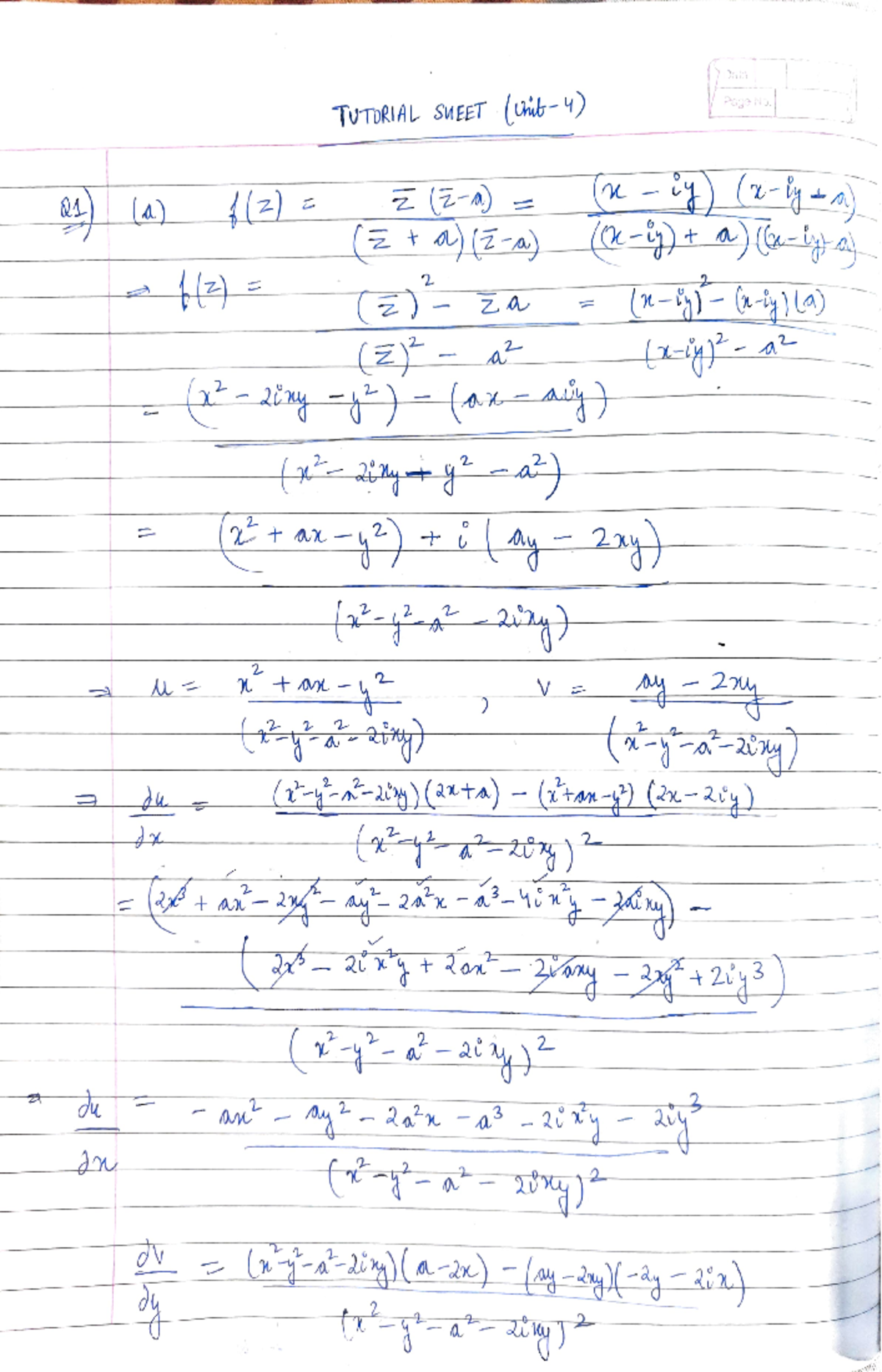 Complex assignment - AVAN ACNIMOTRI 2023UIN2S ) (a) 2 TUTORIAL SMEET ut ...