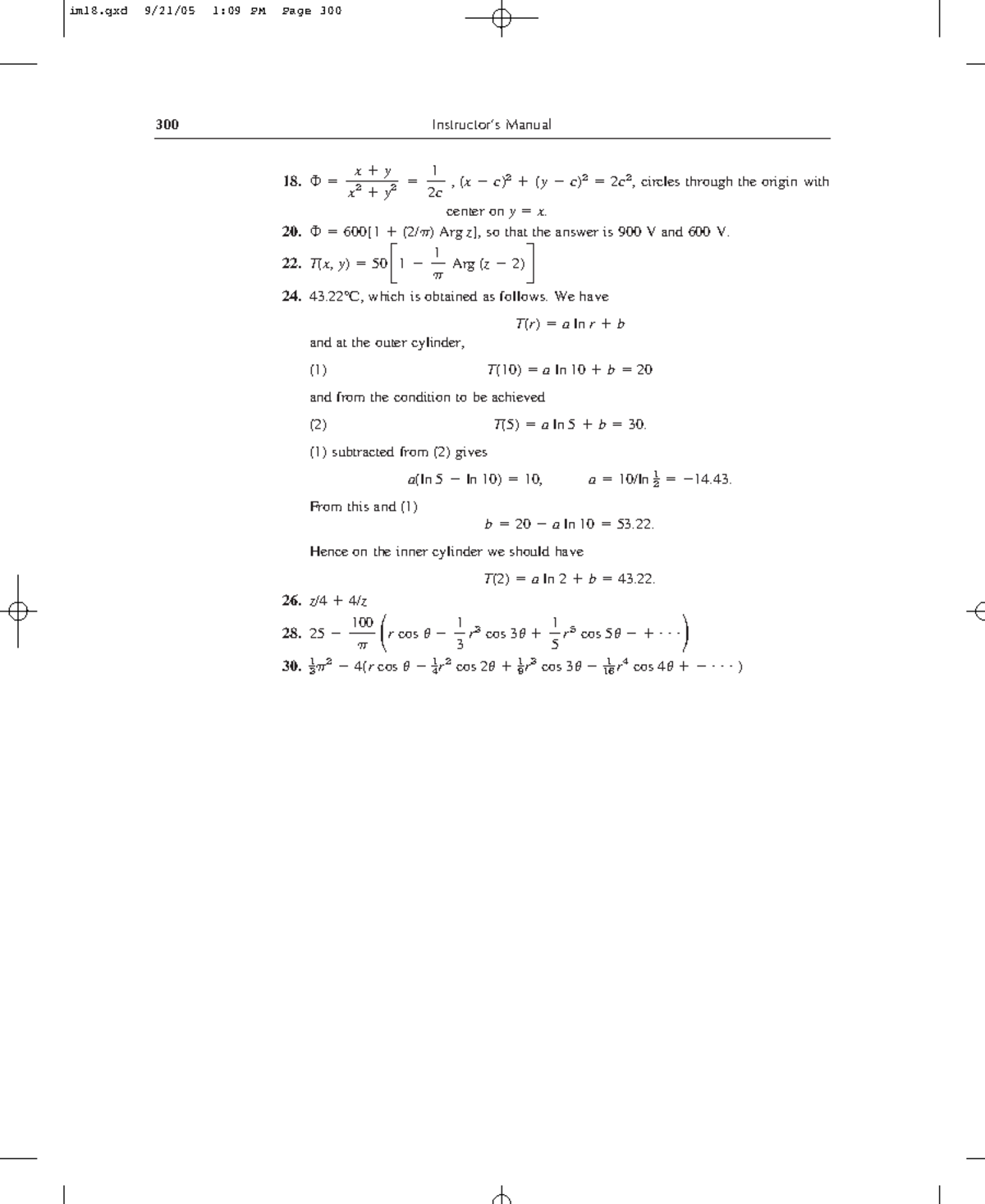 Solution Manuals Of Advanced Engineering Mathematics Erwin ( PDFDrive )-103 - , (x c) 2 (y - Studocu