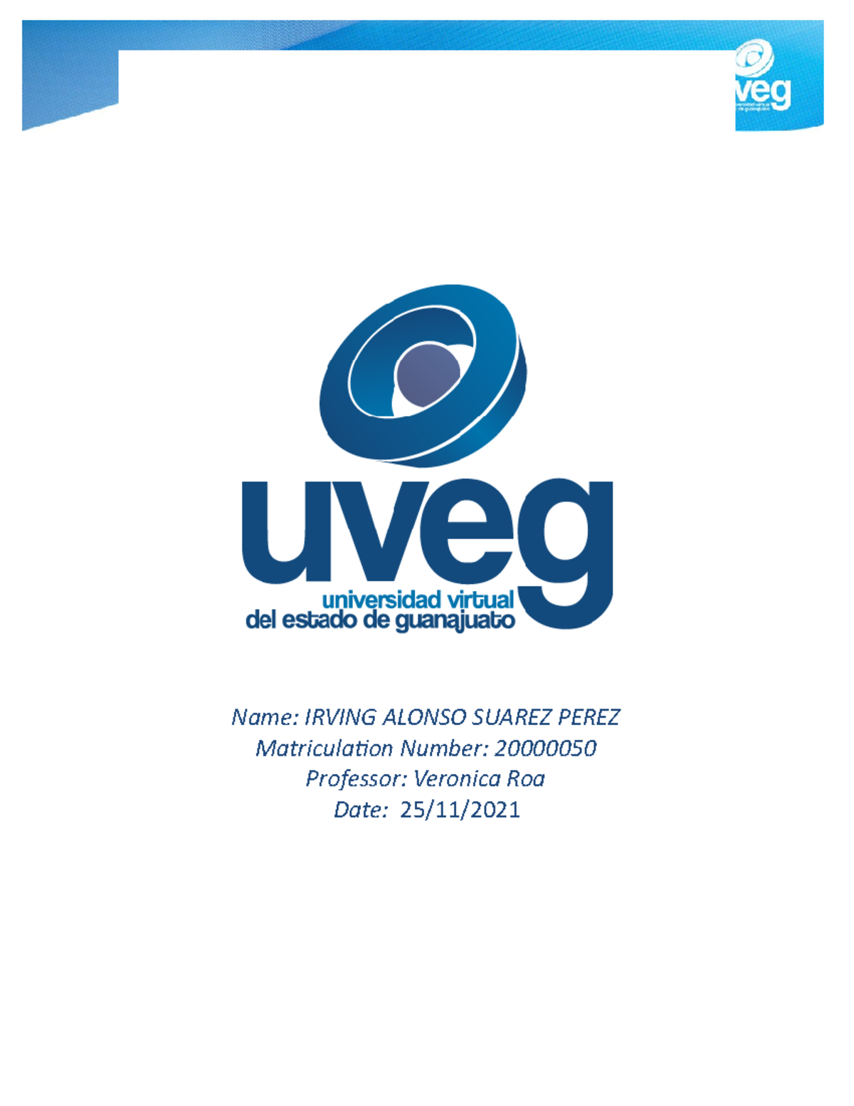 Assignment 2 Recruitment Suárez Irving - Name: IRVING ALONSO SUAREZ ...