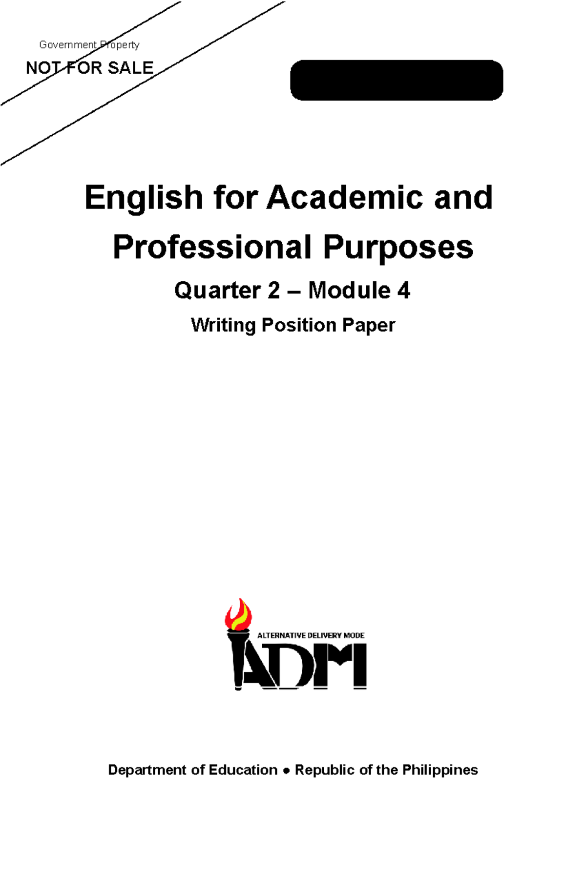 EAPP Module 4 version 3 - English for Academic and Professional ...