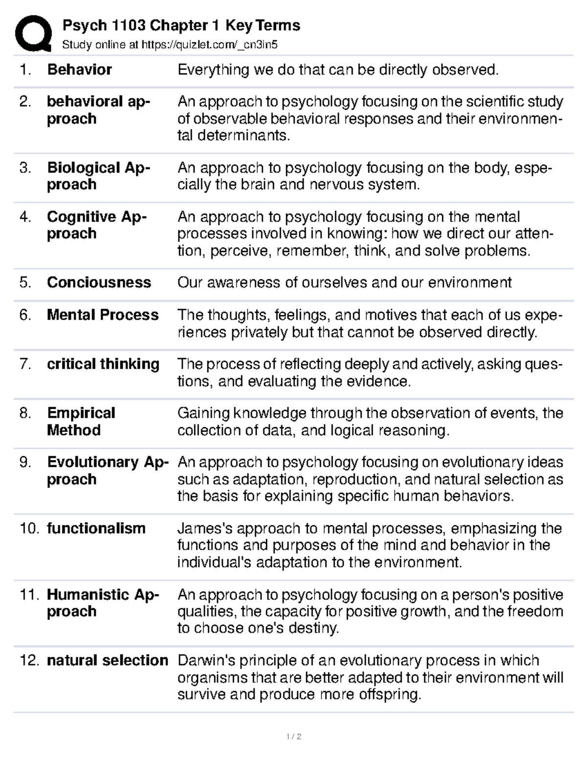 C467d526 5f44 4b23 99e7 b18cda8dcc7b - Psych 1103 Chapter 1 Key Terms ...