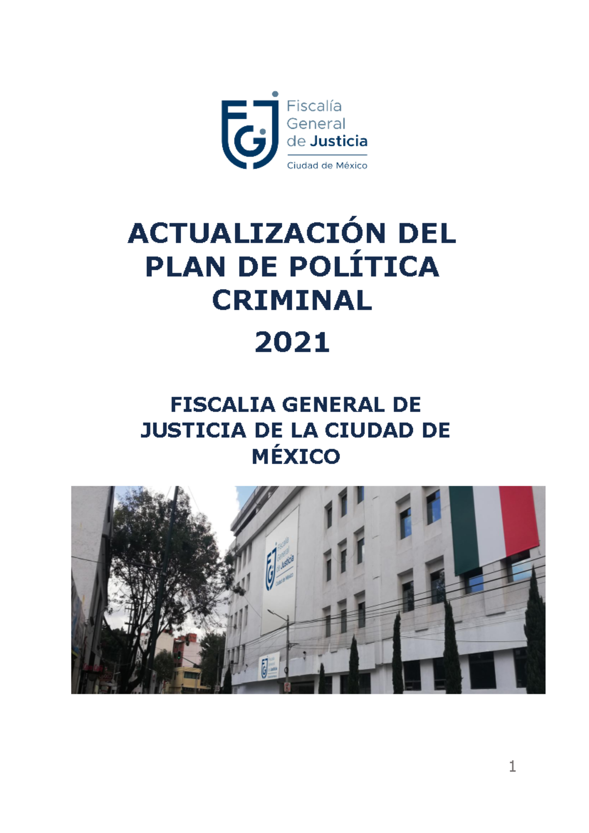 Actualizacion DEL PLAN DE Politica Criminal - ACTUALIZACIÓN DEL PLAN DE ...