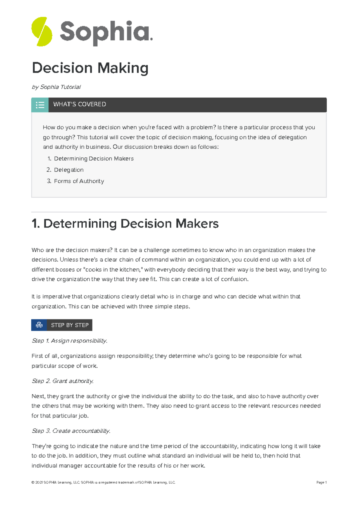 Decision-making-7 - Challenge 2 Unit 3 - Decision Making by Sophia ...