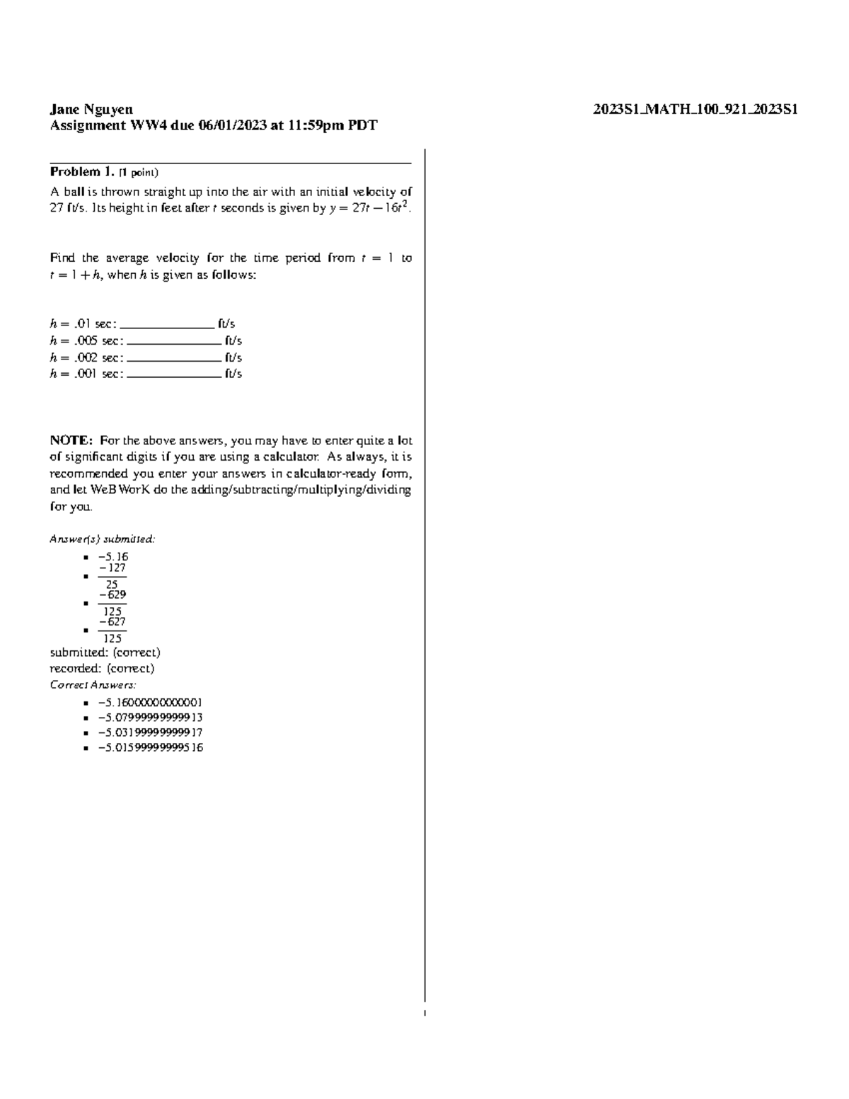 2023S1 MATH 100 921 2023S1 - Jane Nguyen 2023S1 MATH 100 921 2023S ...