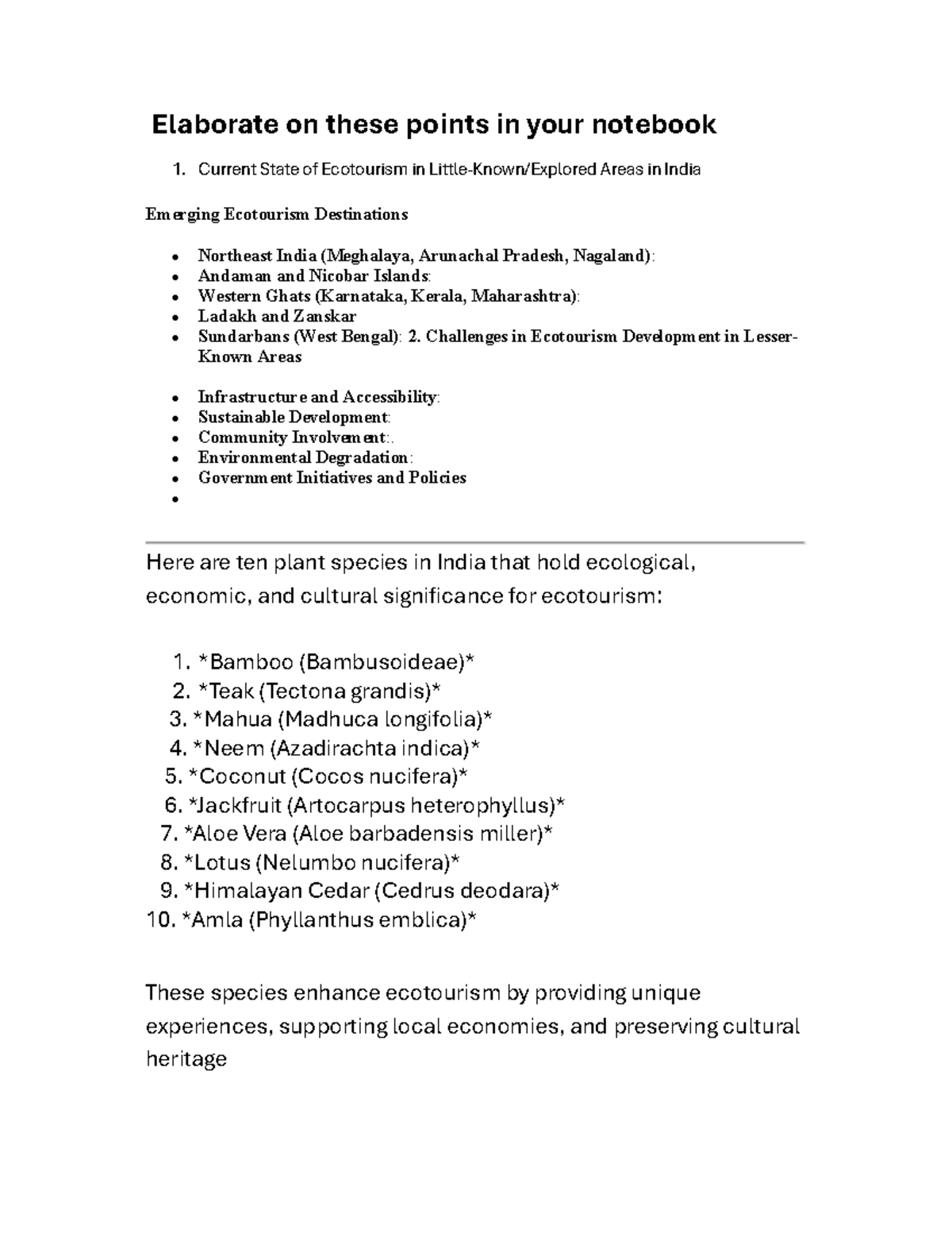 SEC Notebook - njkj - Elaborate on these points in your notebook 1 ...