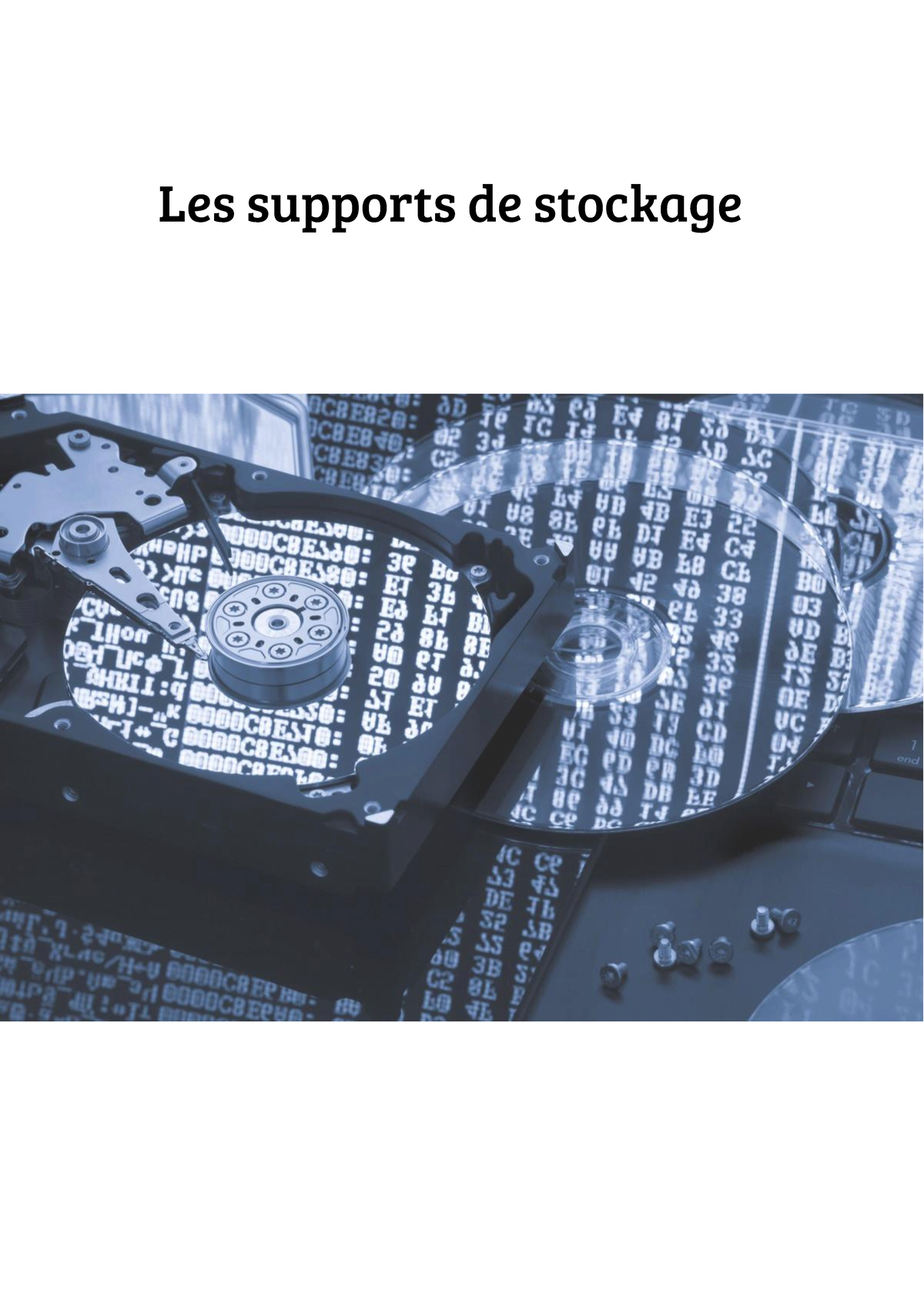 Veilletechnologique-lessupportsdestockage - Les supports de stockage ...