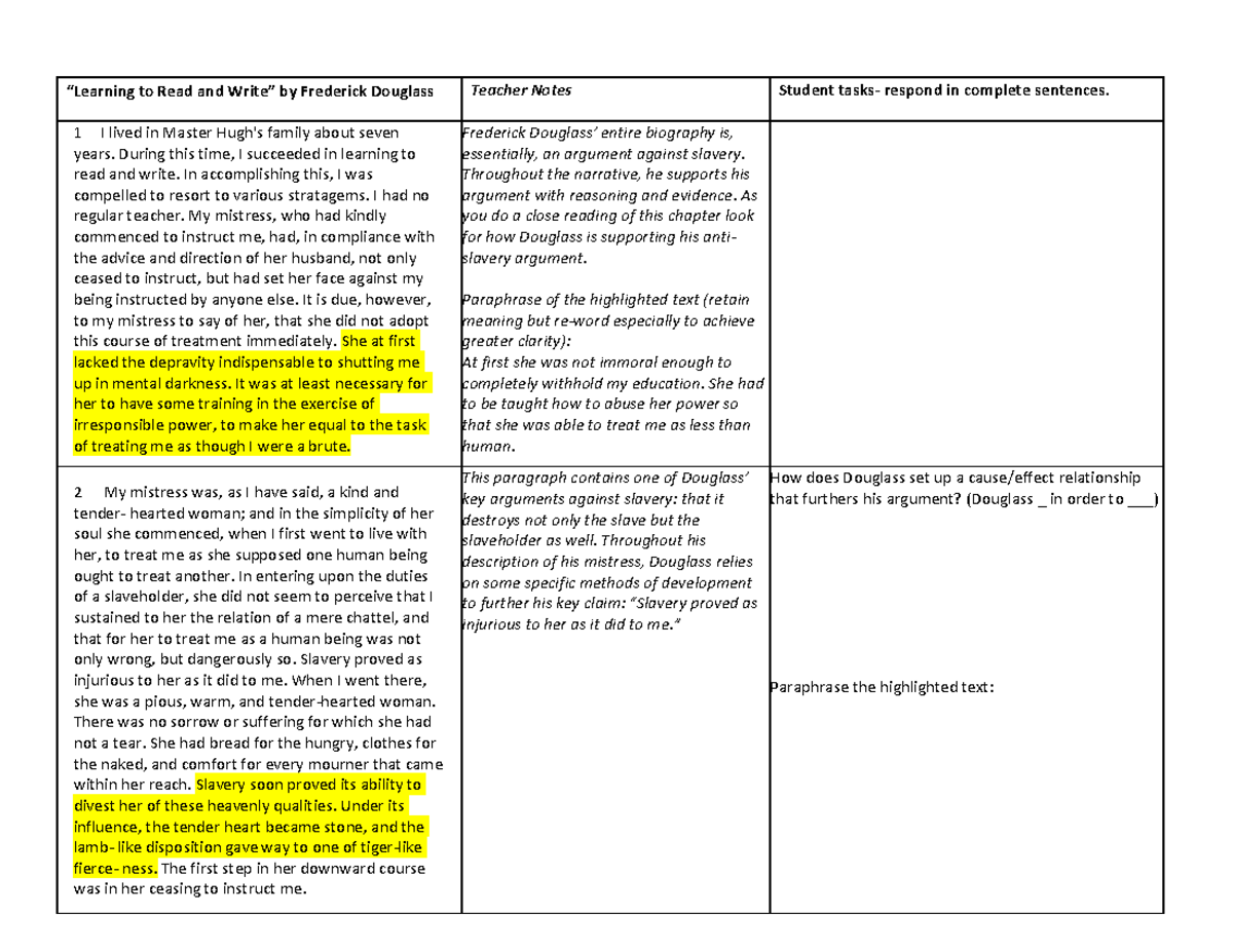 FD Reading and Writing Chart updated - “Learning to Read and Write” by ...