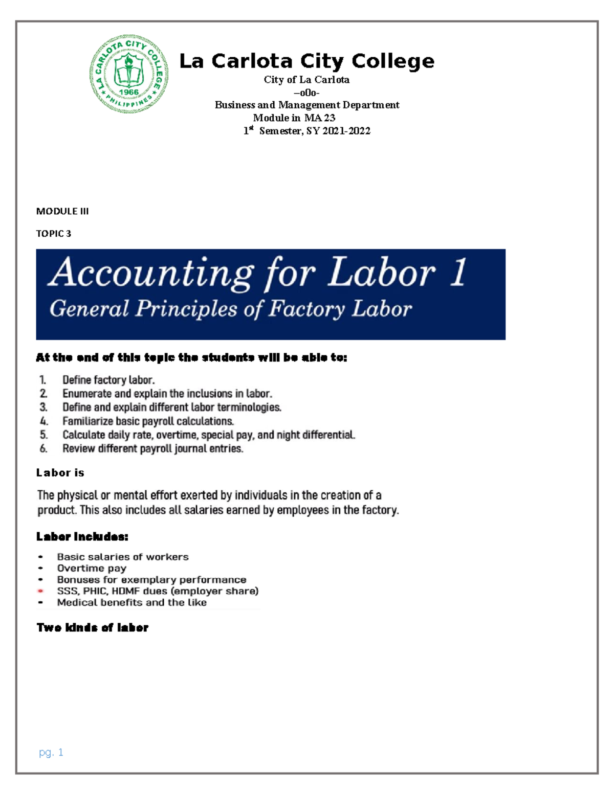Module III topic 3 - Lecture notes 9 - Operations Management - Studocu