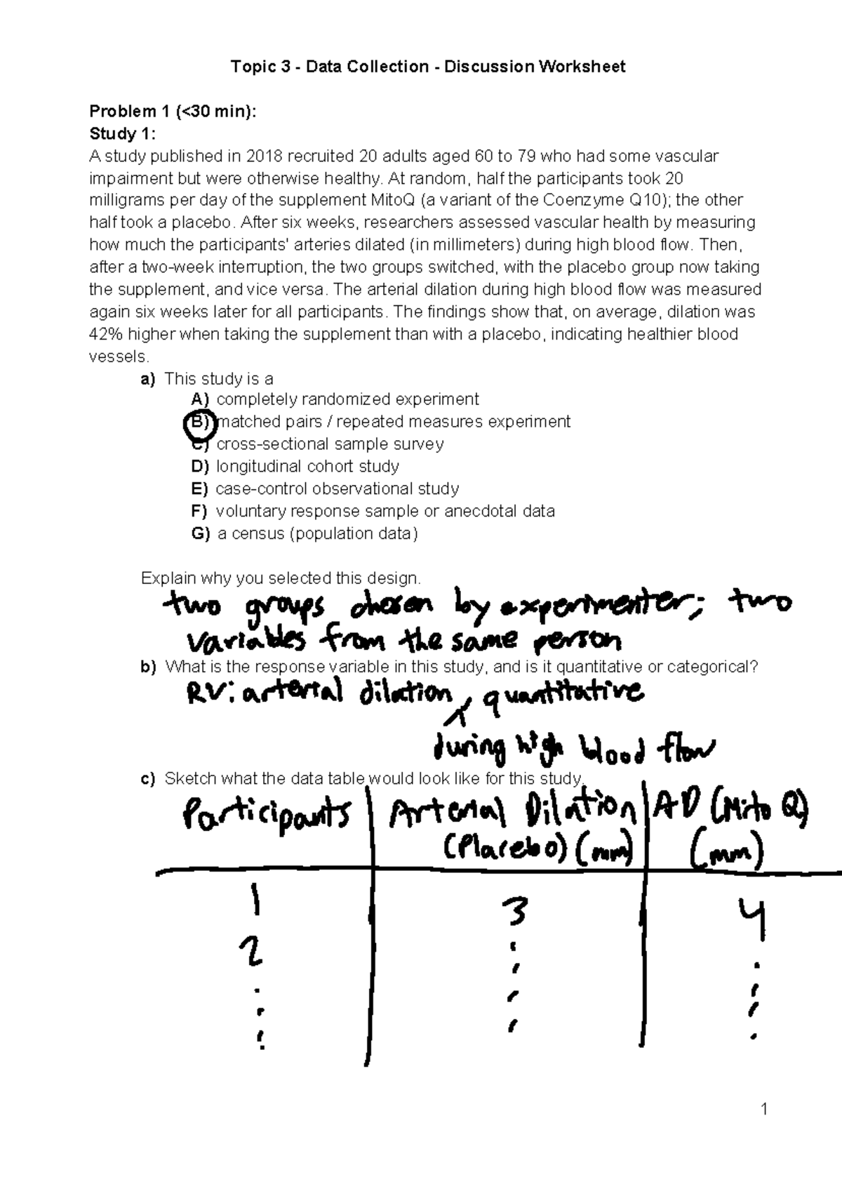 Topic 3 Discussion Worksheet - ICS33 - UC Irvine - Studocu