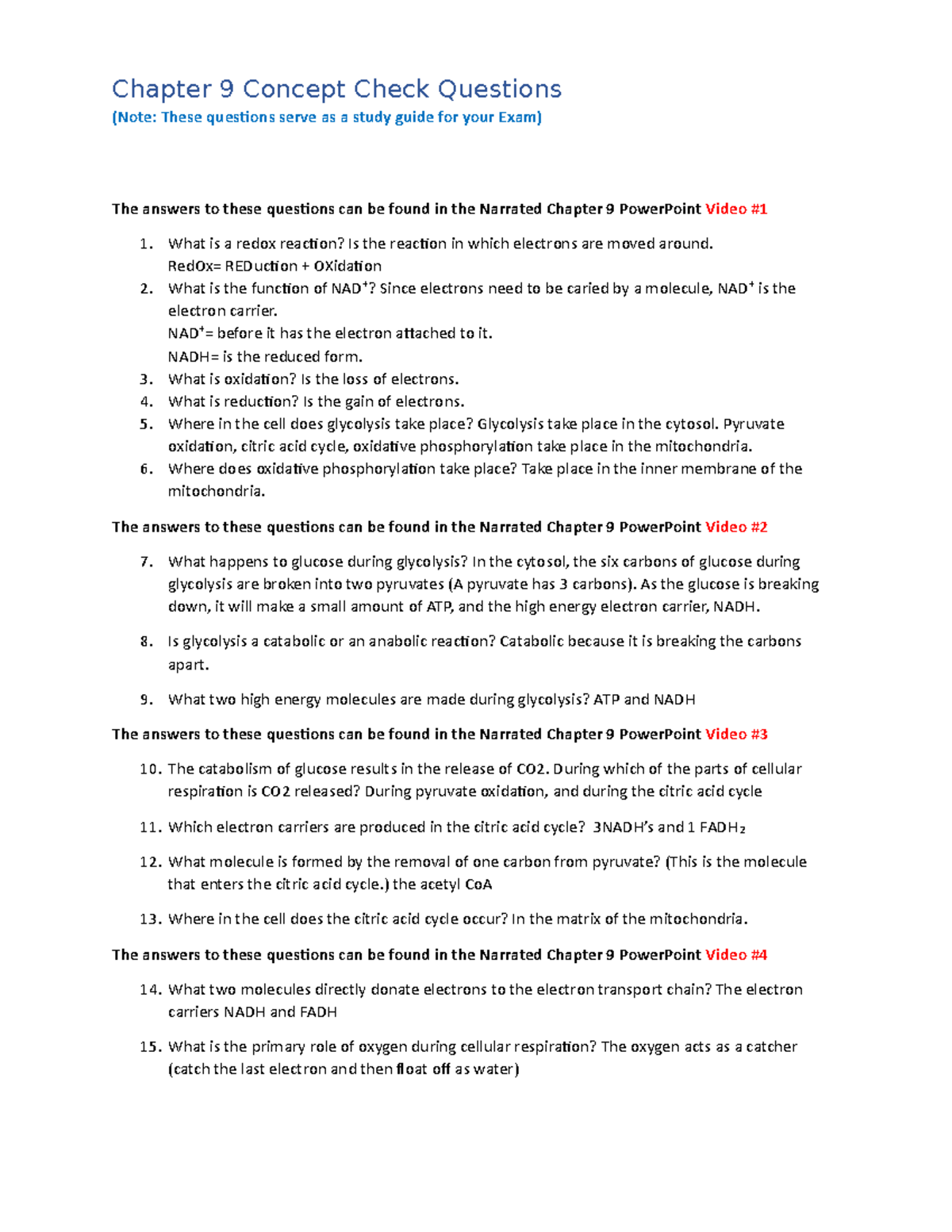 Chapter 9 concept check-summer 2020 - Chapter 9 Concept Check Questions ...
