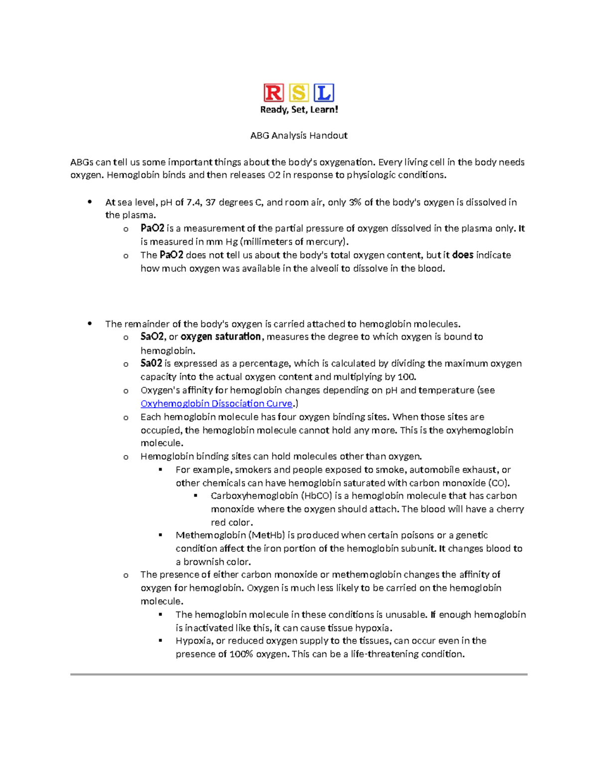 ABG Analysis Guide - Key Concepts and Case Studies - ABG Analysis ...