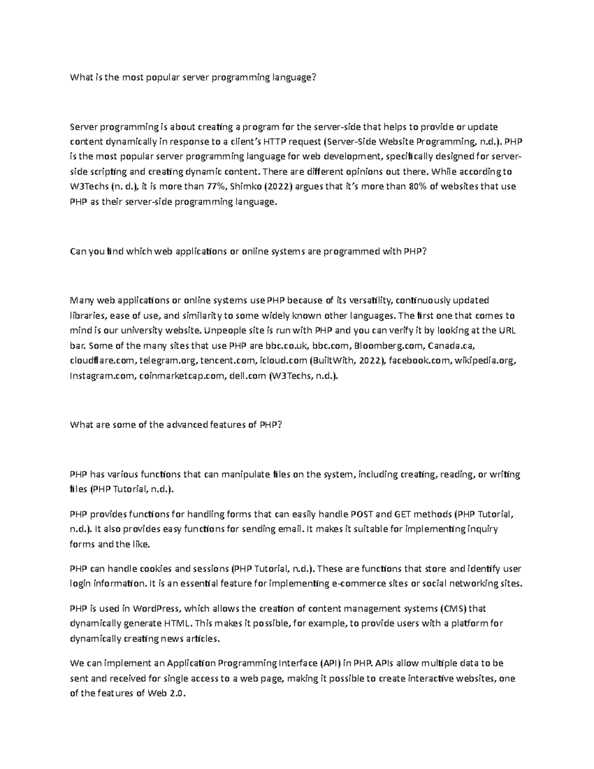 Discussion-4-1 - Discussion-4-1 solution - What is the most popular ...