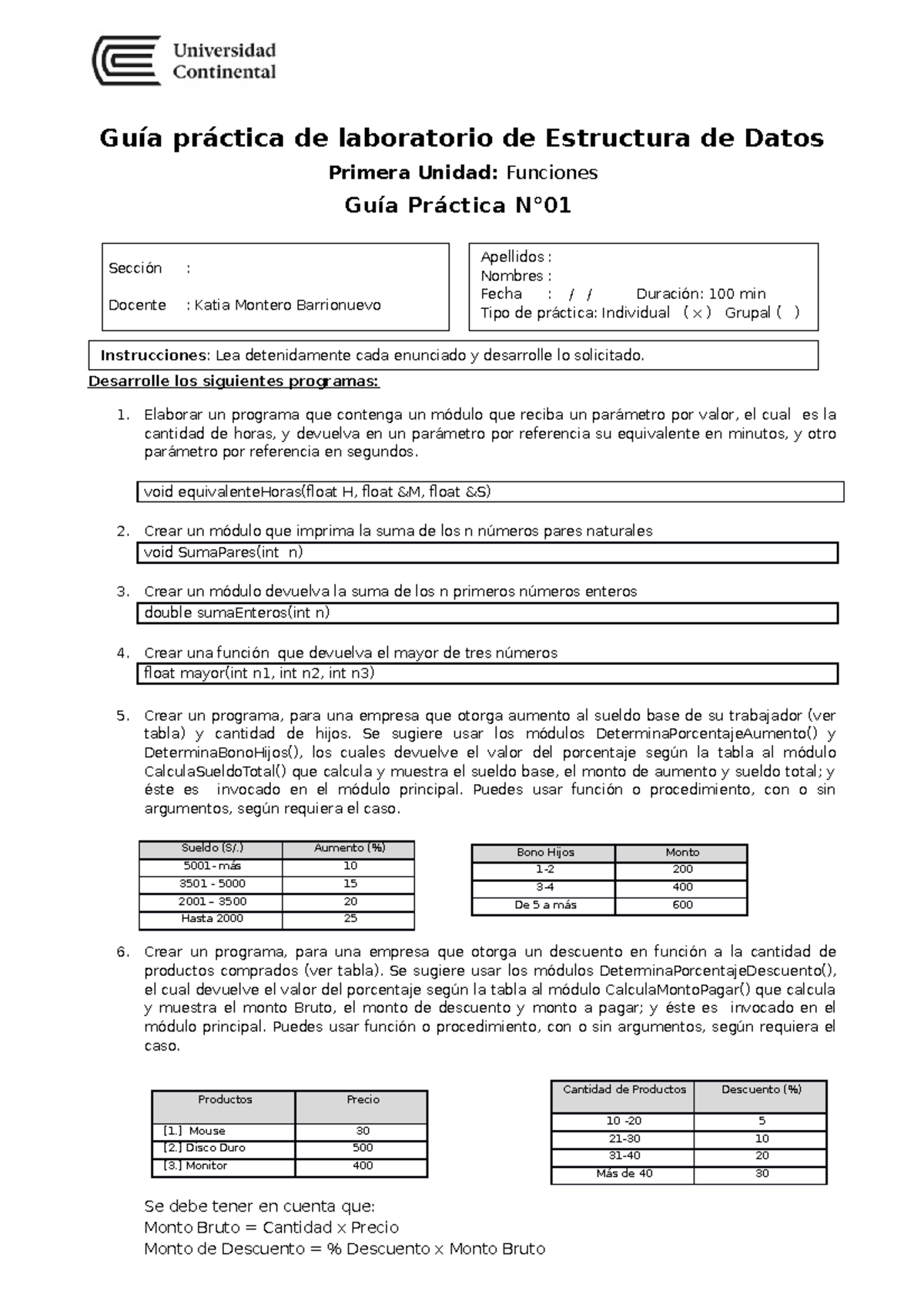 Semana 01 Guia de Practica 01 - Guía práctica de laboratorio de ...