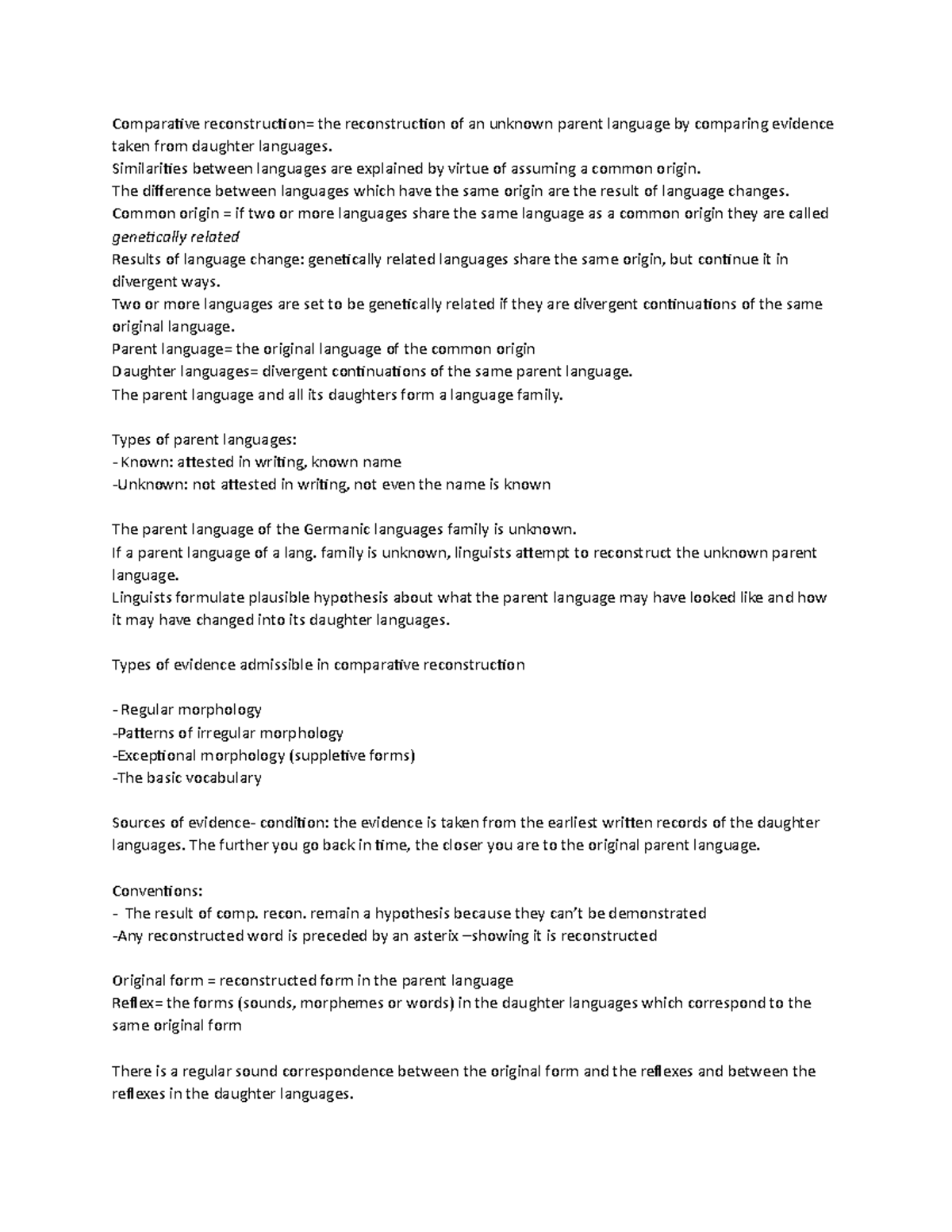 Comparative grammar - Gramatica Comparata An II - Prof. Andrei Avram ...