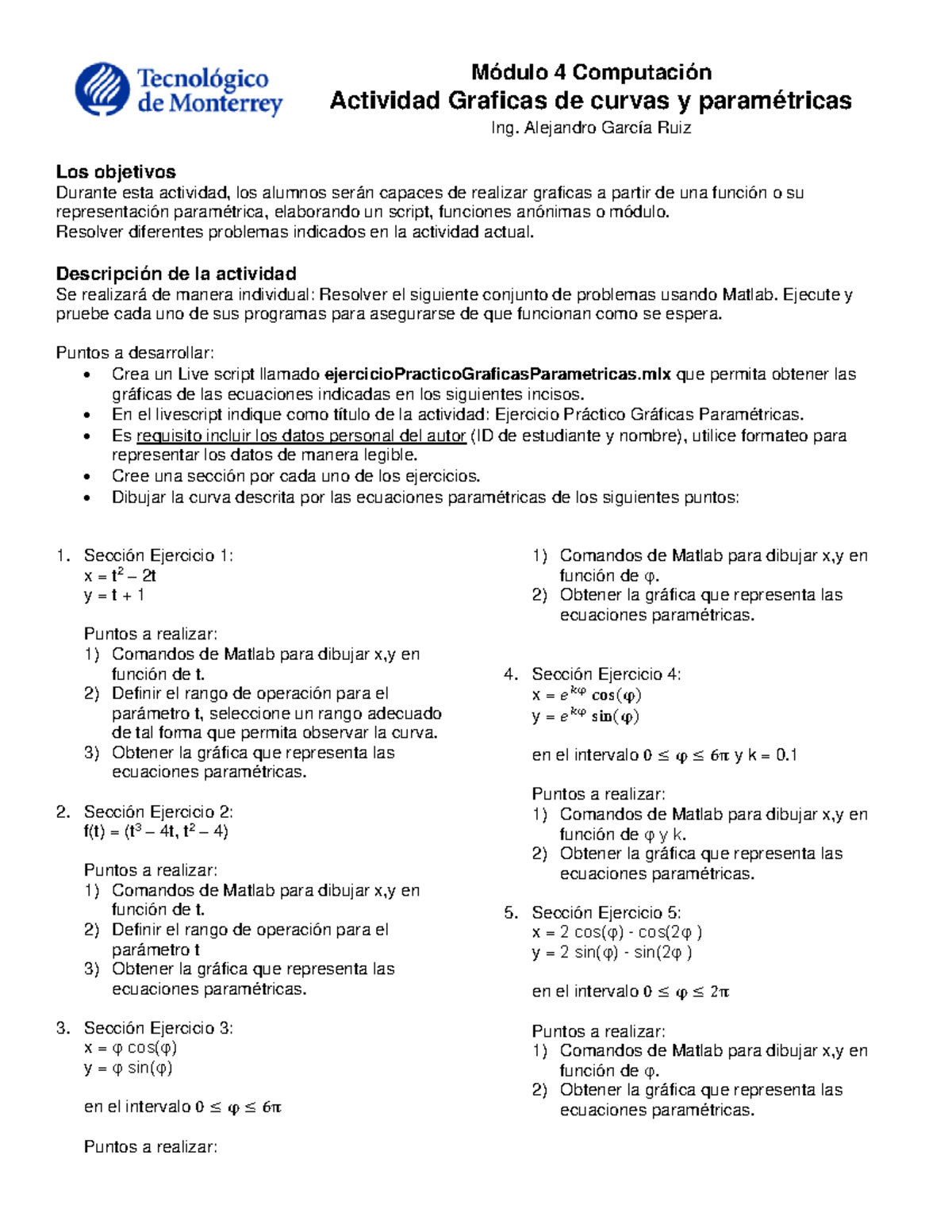 Tarea 01 Graficacion Parametricas FJ2021 - Módulo 4 Computación ...