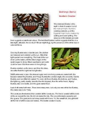 Mesopotamian Creation World of Myth - Mesopotamian: Enuma elish One of ...