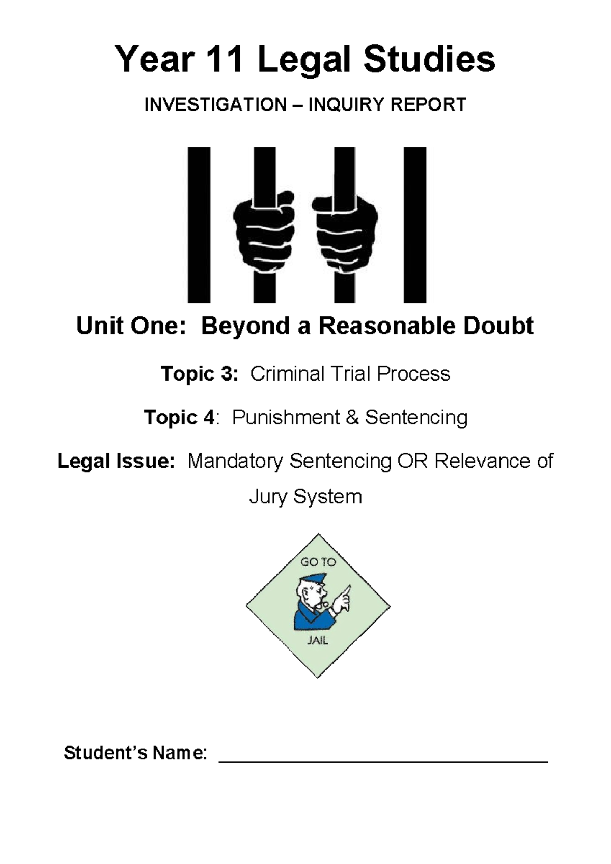 - Research booklet 2024 1 - Year 11 Legal Studies INVESTIGATION ...