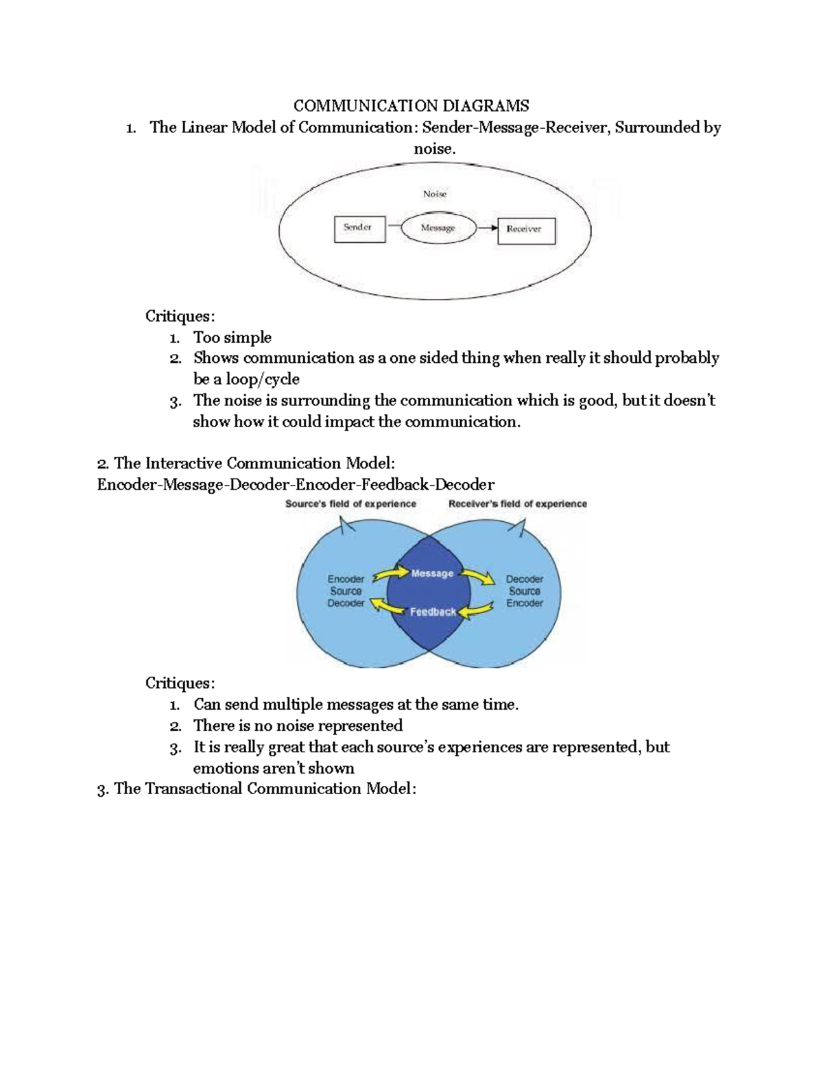Interpersonal Communication Notes 1: Intro to Interpersonal ...