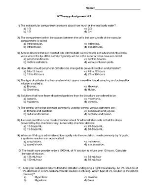 Exam View - Chapter 32 - Fundamentals of Nursing - Chapter 32: Complementary Therapies and - Studocu