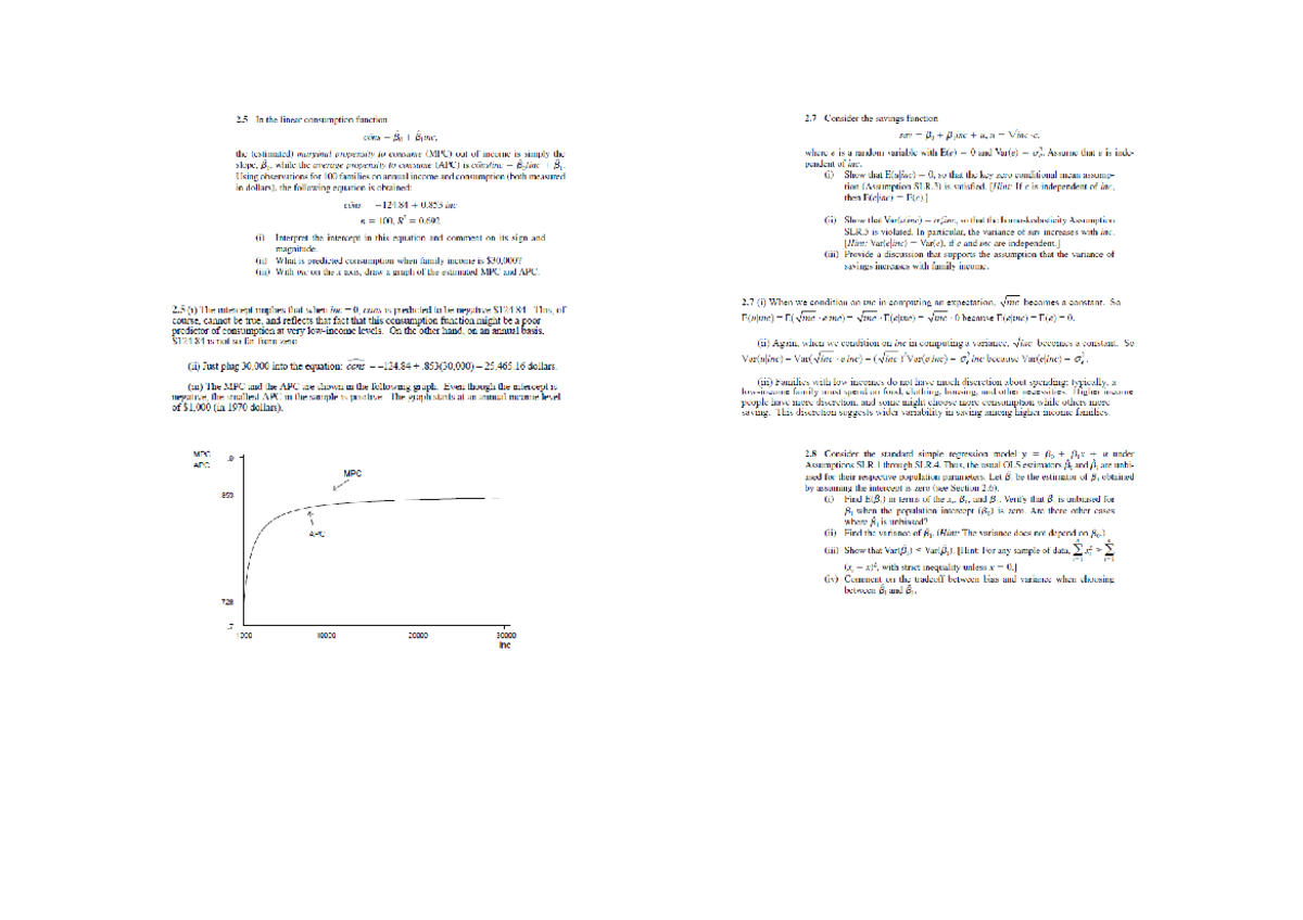 Ecox 1314 problems seminar solved up to midterm - 2 in the linear consumption function coins ...