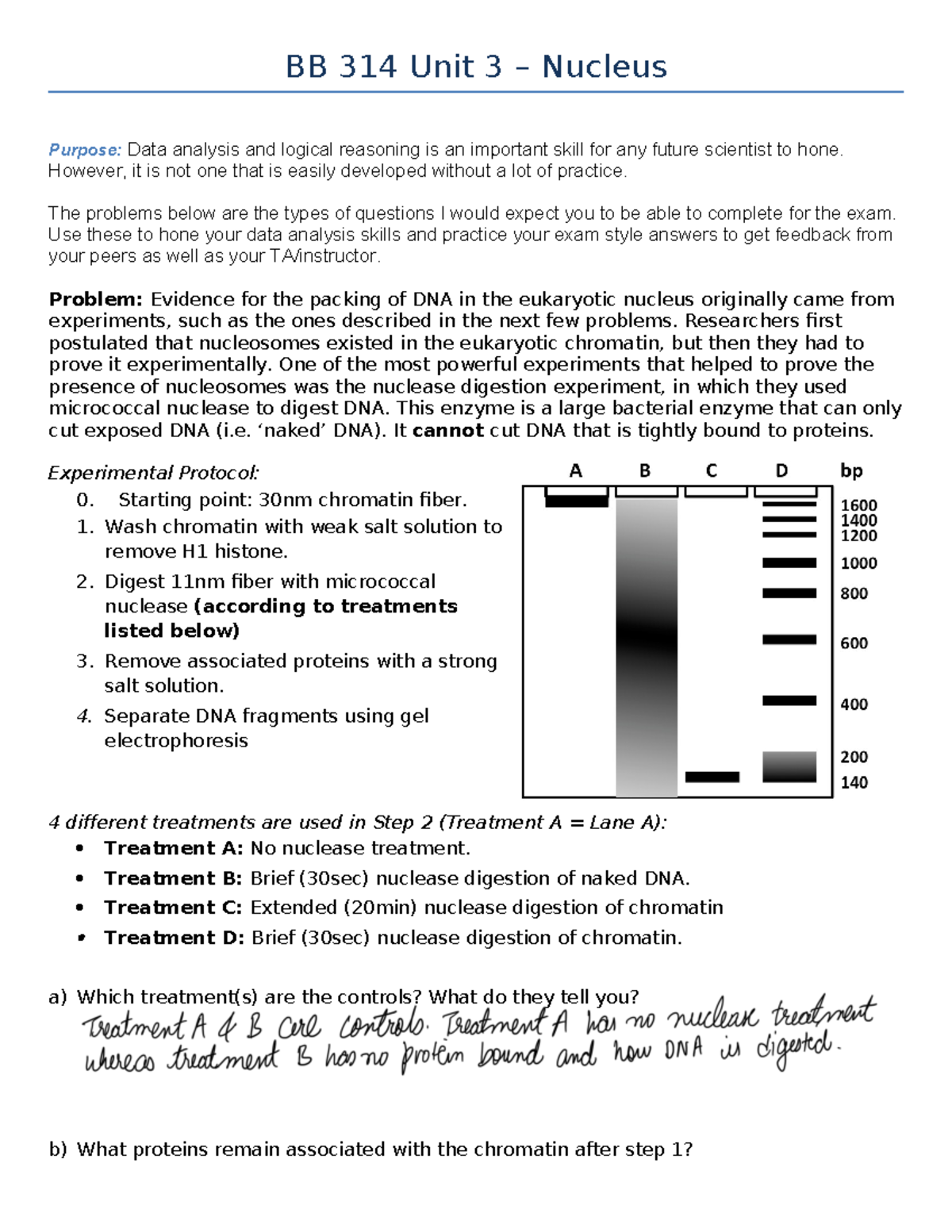 Unit 3- Nucleus Homework - Tagged-1 - BB 314 Unit 3 – Nucleus Purpose ...