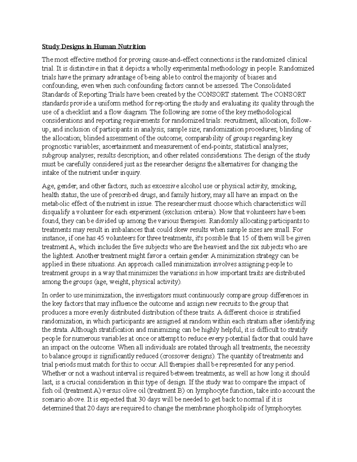 Study Designs in Human Nutrition - It is distinctive in that it depicts ...