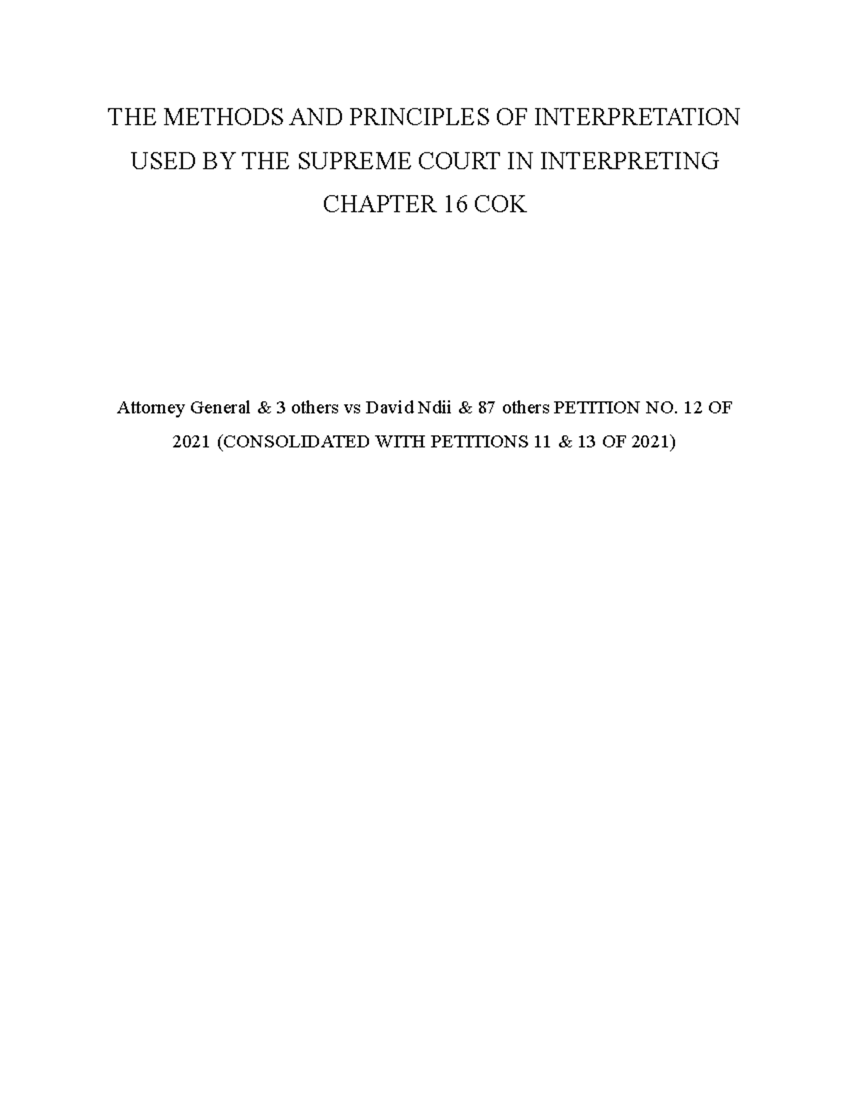 THE Methods AND Principles OF Interpretation USED BY THE Supreme Court ...