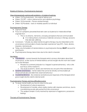 DE241 TMA03 - Formulation report using cognitive behavioural therapy ...
