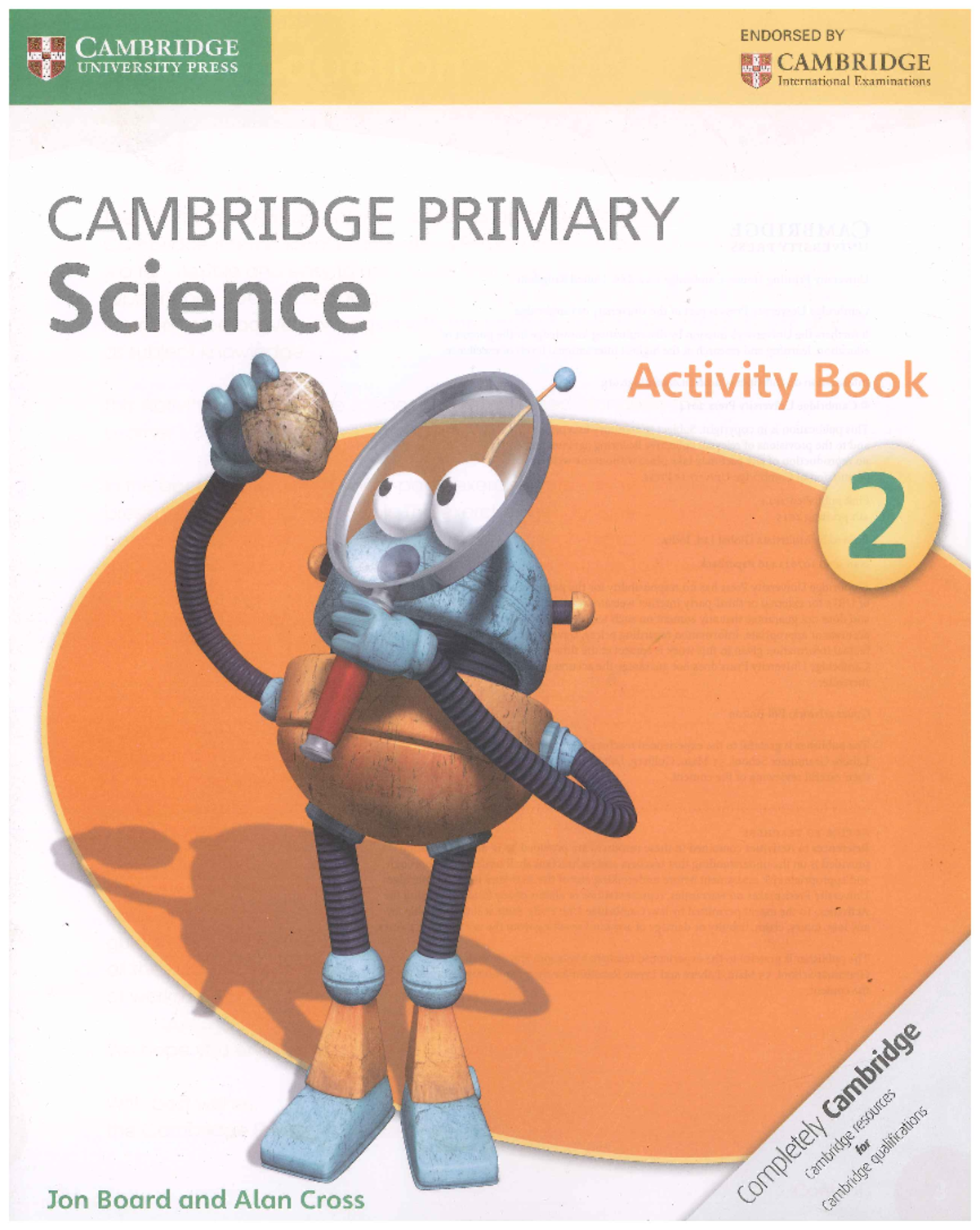 Cambridge Primary Science 2 Activity Book - Studocu