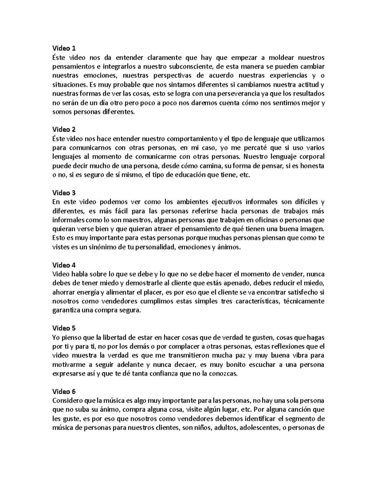 Resumen videos - Apuntes 1 - Video 1 Éste video nos da entender ...