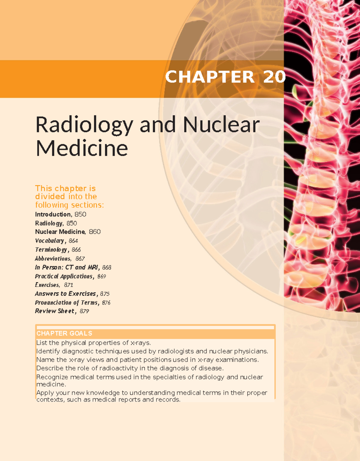 UNIT 6 Chapter 20- The Language of Medicine - List the physical ...