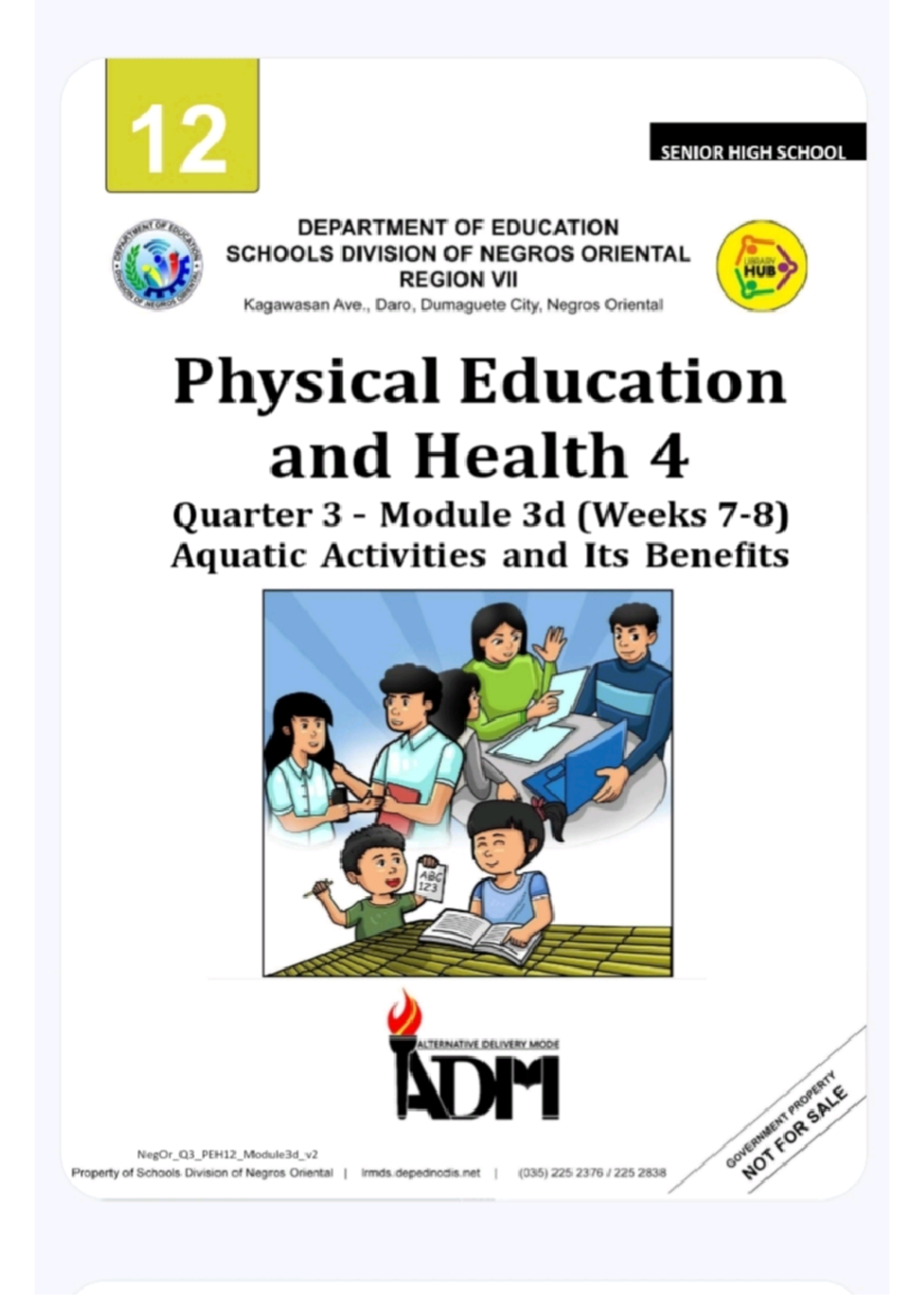 Aquatics grade 12 module - Science, Technology, Engineering, and ...