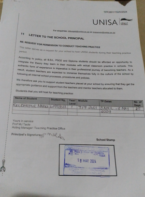 BED 90093 - Unisa - Bachelor of Education in Foundation phase Teaching ...