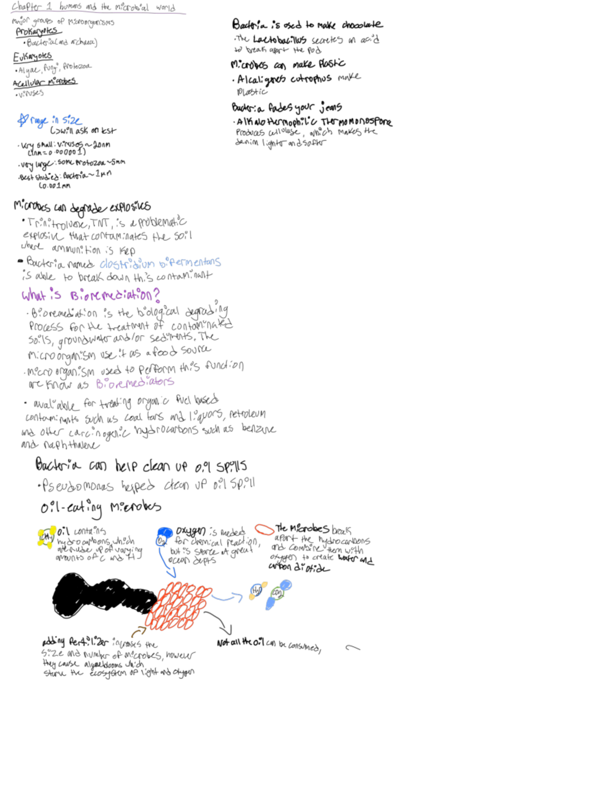 Microbiology topic 1 - Lecture notes 1 - MBIO 1220 - Studocu