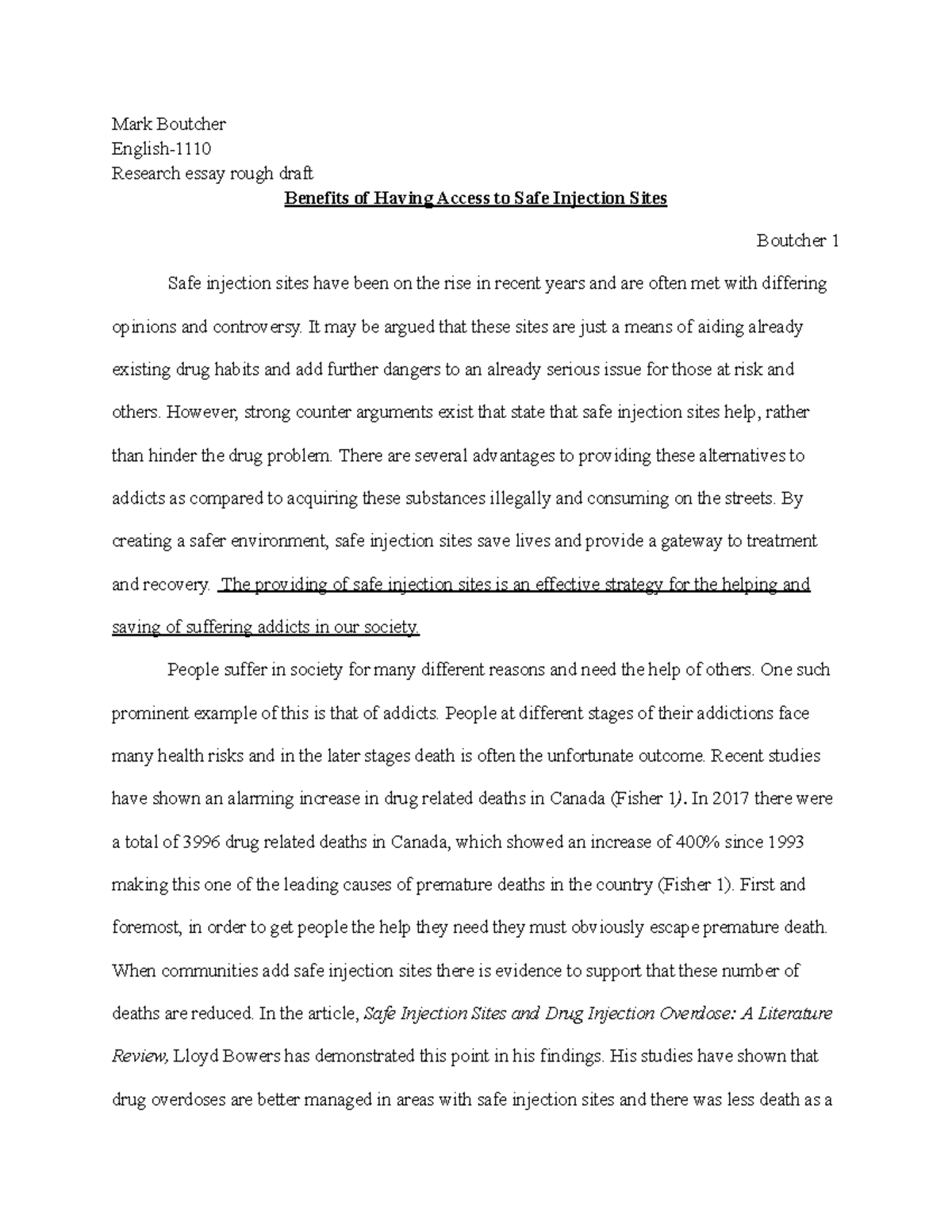 Research essay rough draft-2 - Mark Boutcher English- Research essay ...
