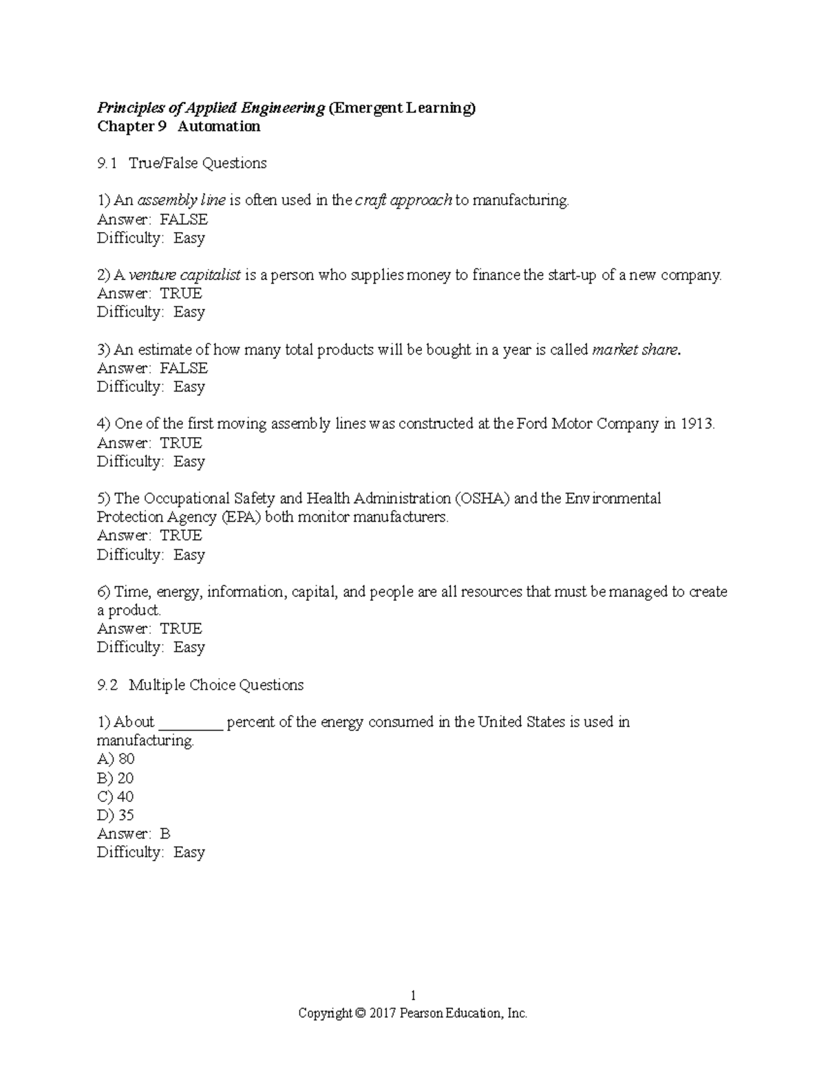 Chapter 09 - m m men er f ve - Principles of Applied Engineering ...