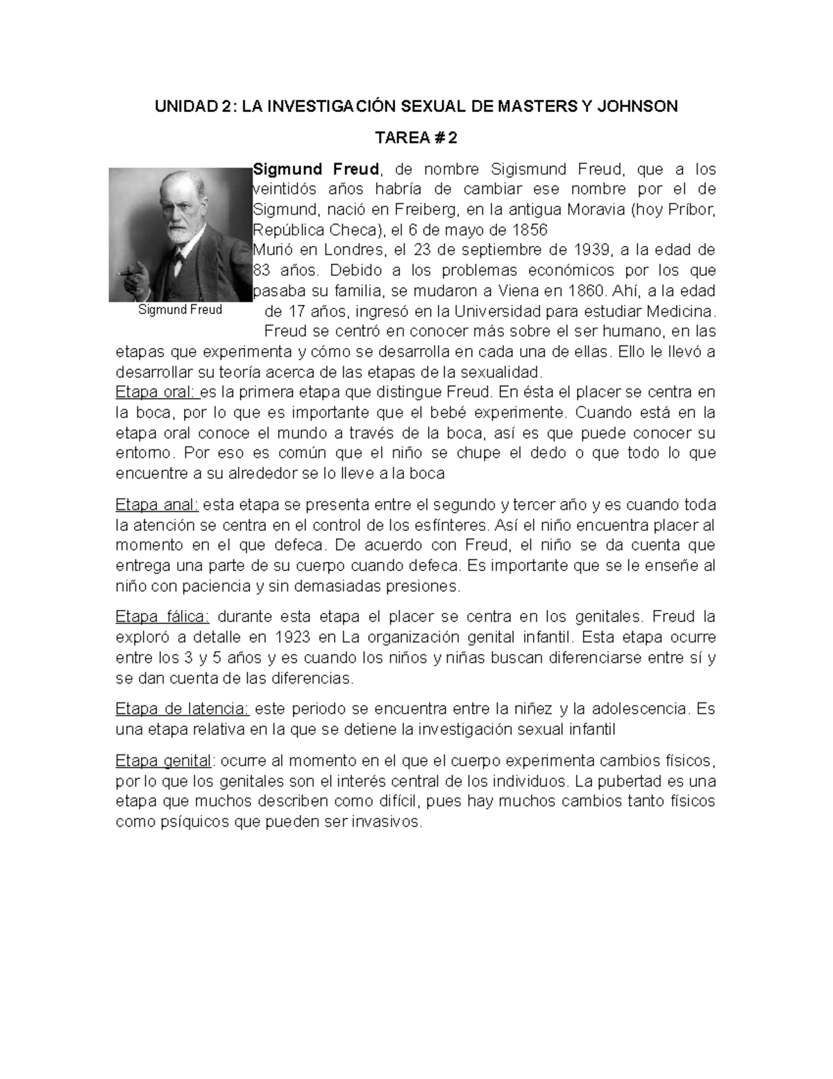Masters y Jhonson - UNIDAD 2: LA INVESTIGACIÓN SEXUAL DE MASTERS Y ...
