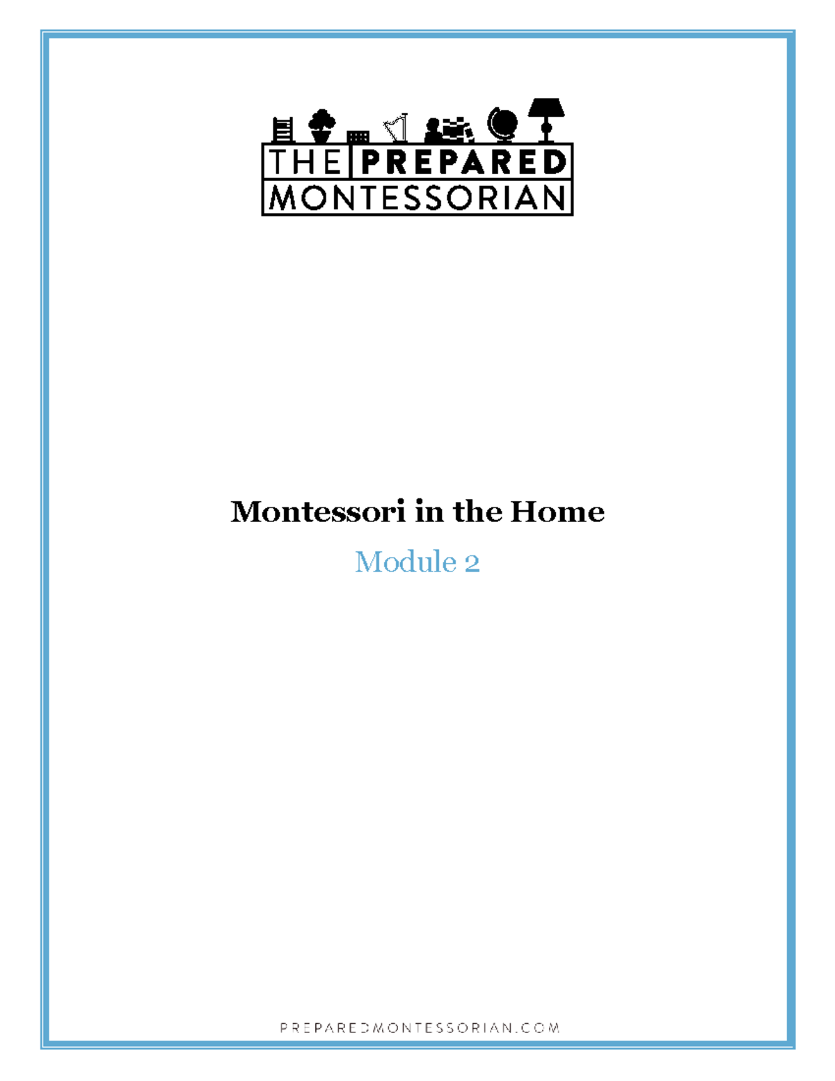 TPM Montessori in the Home Orientation Day 2 - Montessori in the Home ...