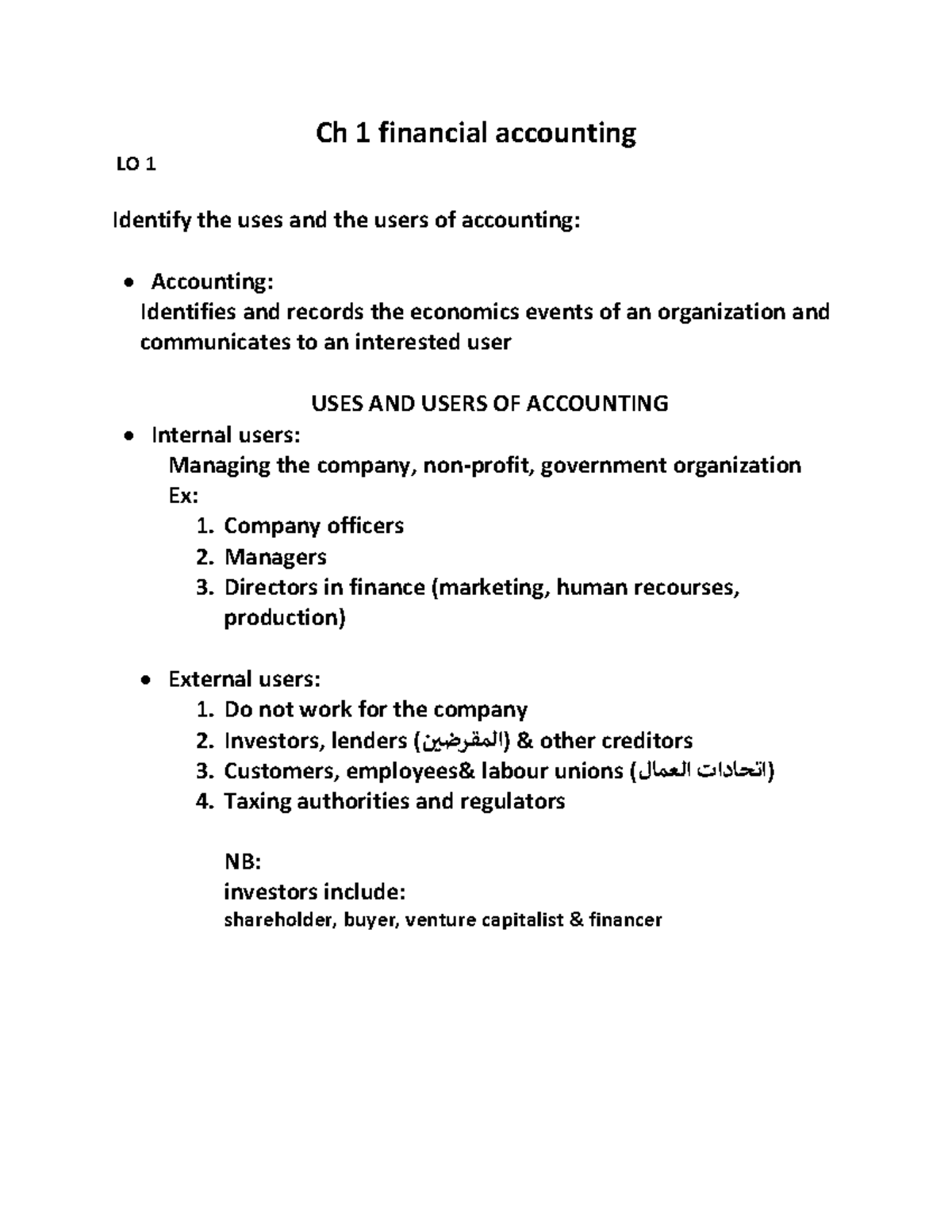 Ch 1 financial accounting - Warning: TT: undefined function: 32 Warning: TT: undefined function ...