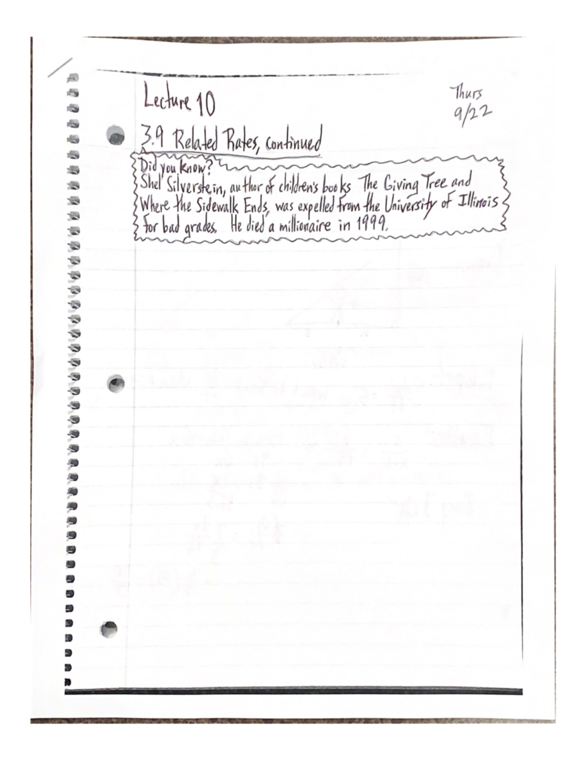 09-22 Lecture Notes - MATH 221 - Illinois - Studocu