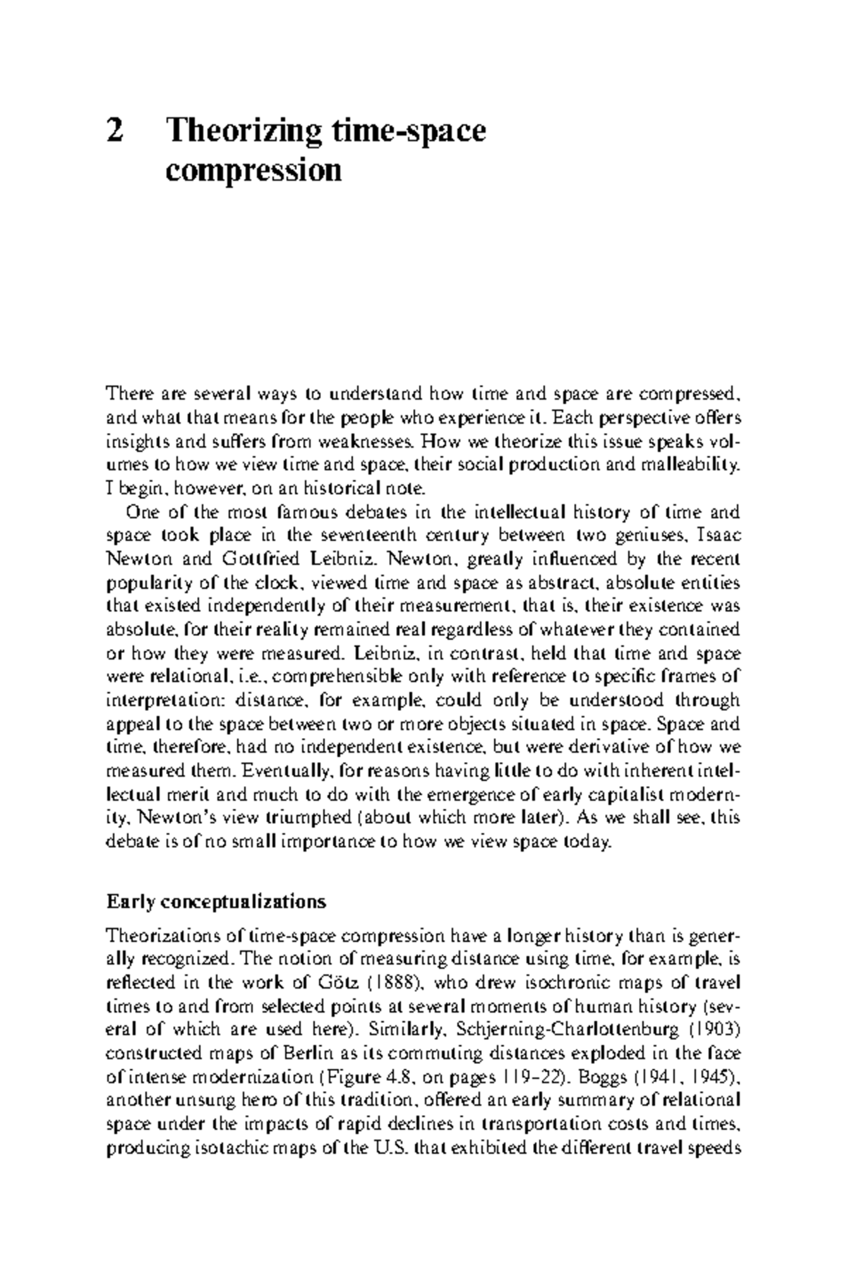 Cap 2. Teorizing time-space compression - 2 Theorizing time-space ...