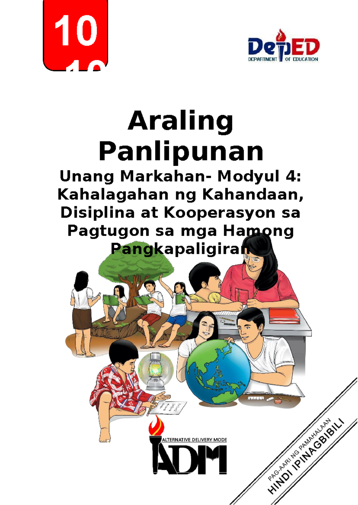 AP-10 Q1 Module 4 Edited-1-1 - 10 10 Araling Panlipunan Unang Markahan- Modyul 4: Kahalagahan ng ...