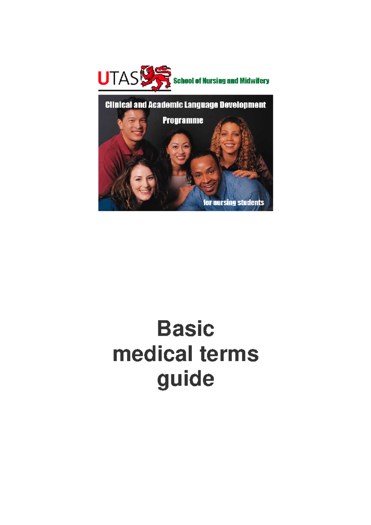 21. Basic medical terms guide author Various authors - Basic medical ...
