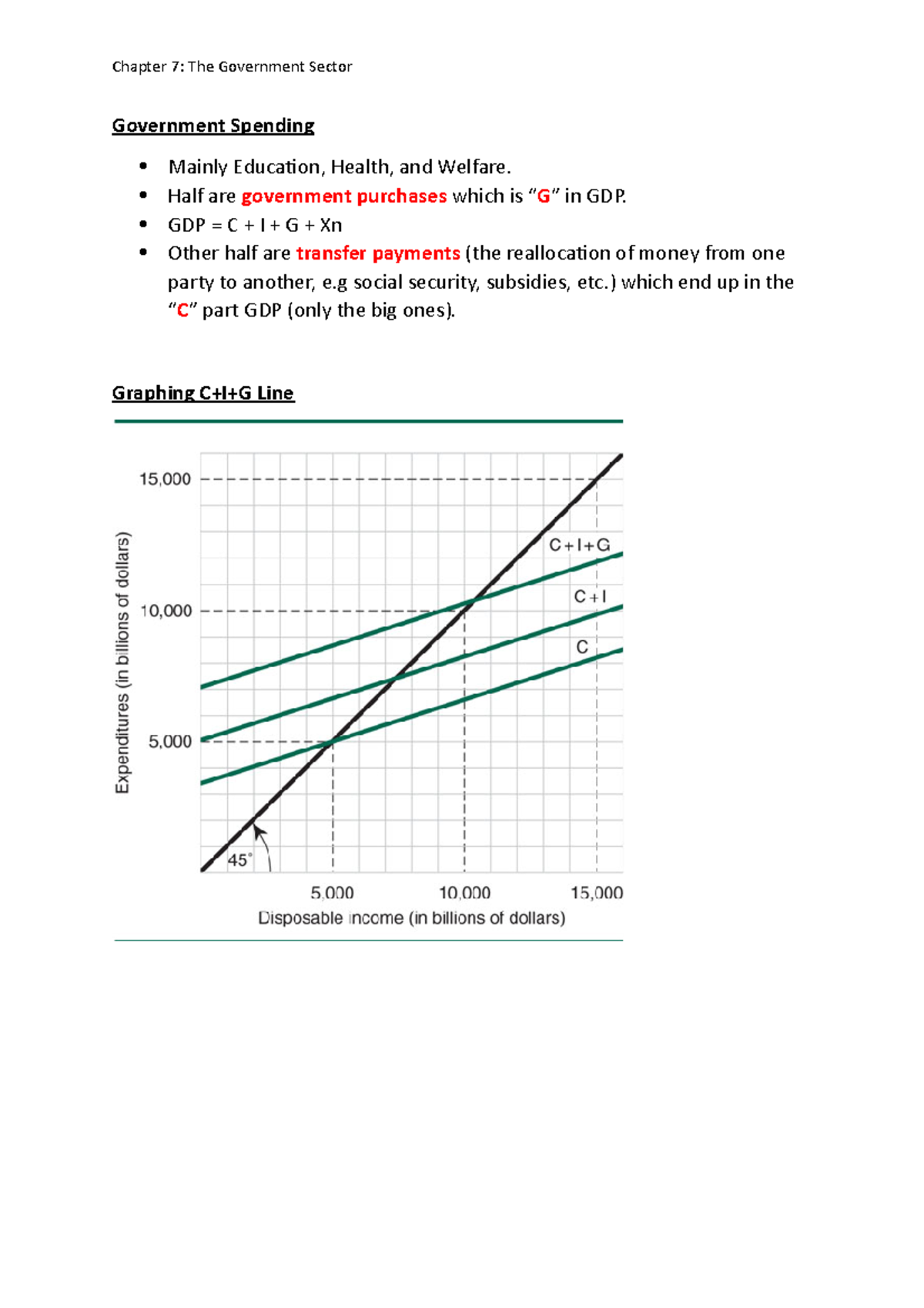 Chapter 7 - Summary Introductory Economics - Chapter 7: The Government ...