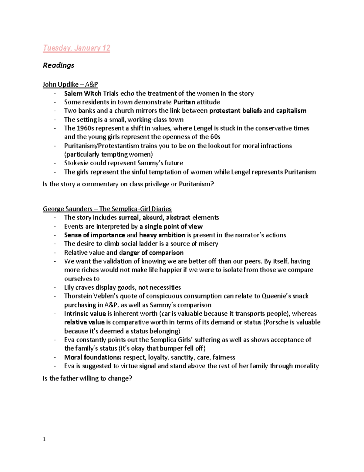 engl103-reading-summaries-updike-and-saunders-1-tuesday-january-12