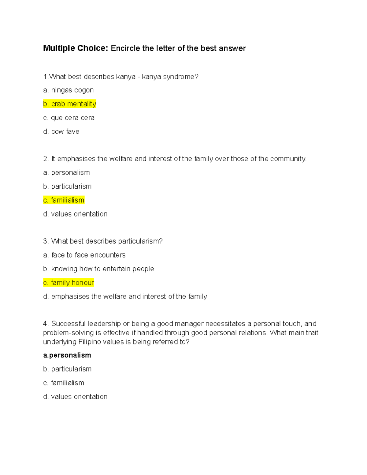 538469123 Chapter 1 and 2 Questioner of Character Information ...