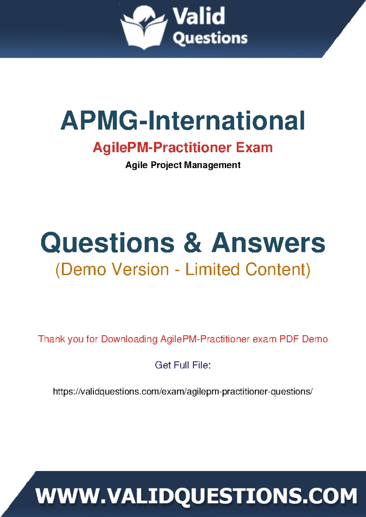 Agile PM-Practitioner-Demo - APMG-International AgilePM-Practitioner Exam Agile Project ...