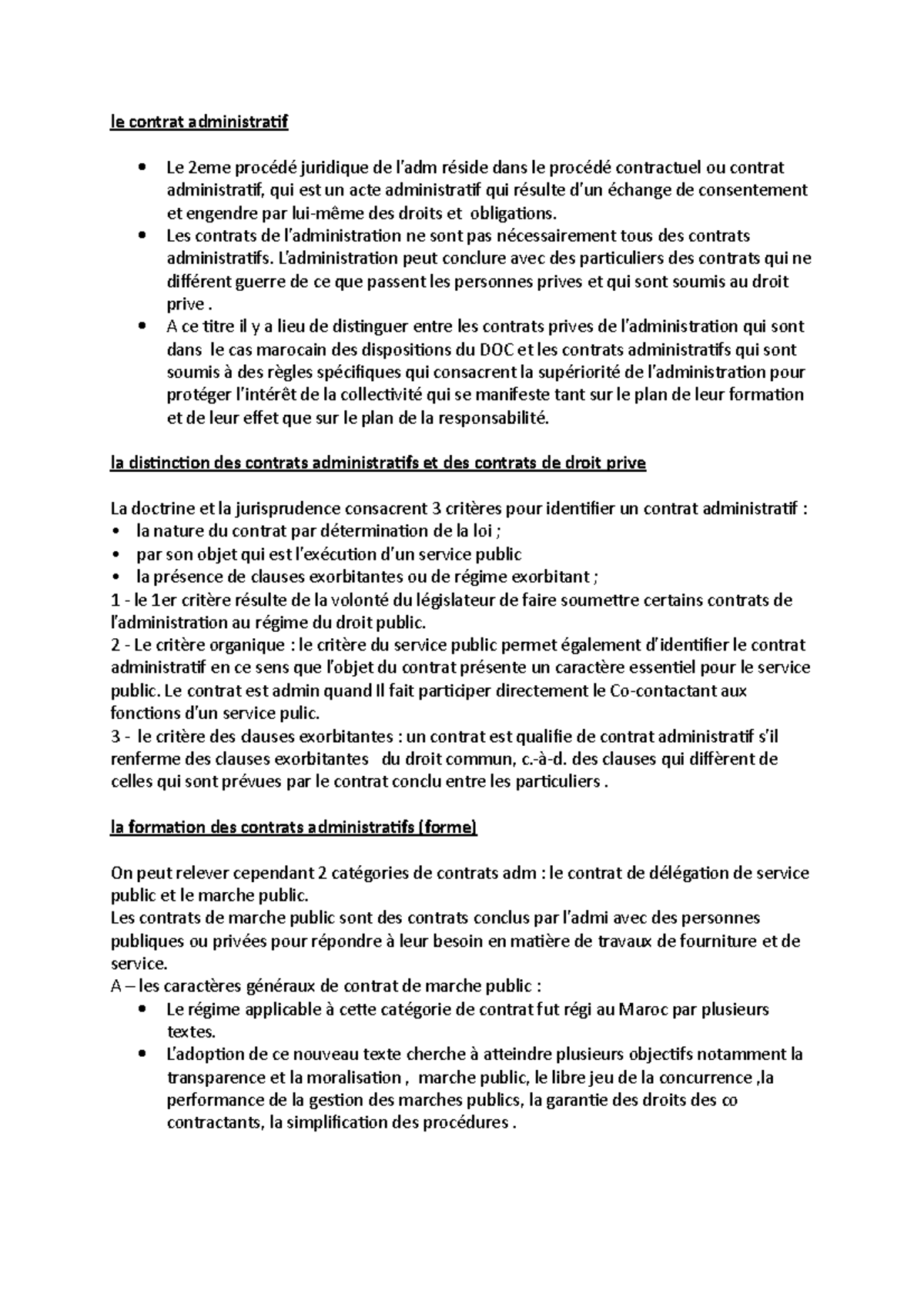 Le contrat administratif - le contrat administratif Le 2eme procédé ...