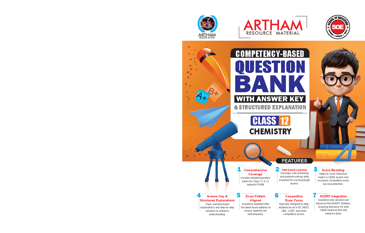 Class 12 Chemistry Competency based Question Bank with Answer Key ...