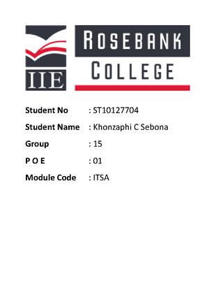 DIAL5111P2 - Project 2 - 22 2022 © The Independent Institute of ...